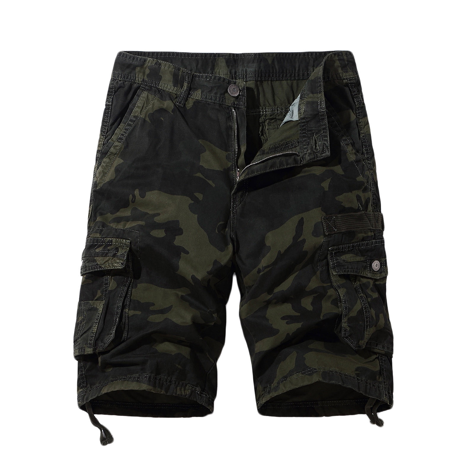 Wyobmus Men's Tactical Cargo Shorts With Multi Pockets Outdoor Camo ...