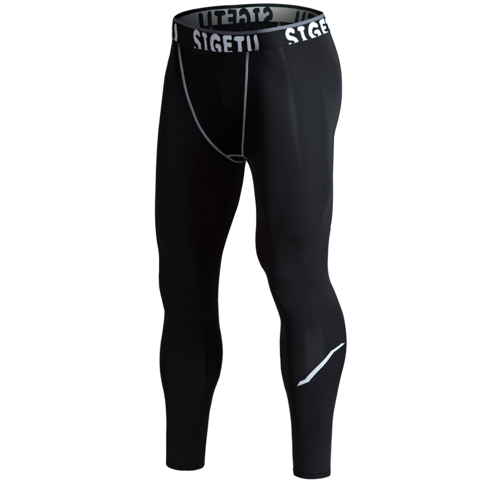 Wyobmus Mens Compression Pants Tights Leggings Quick Drying Fitness ...