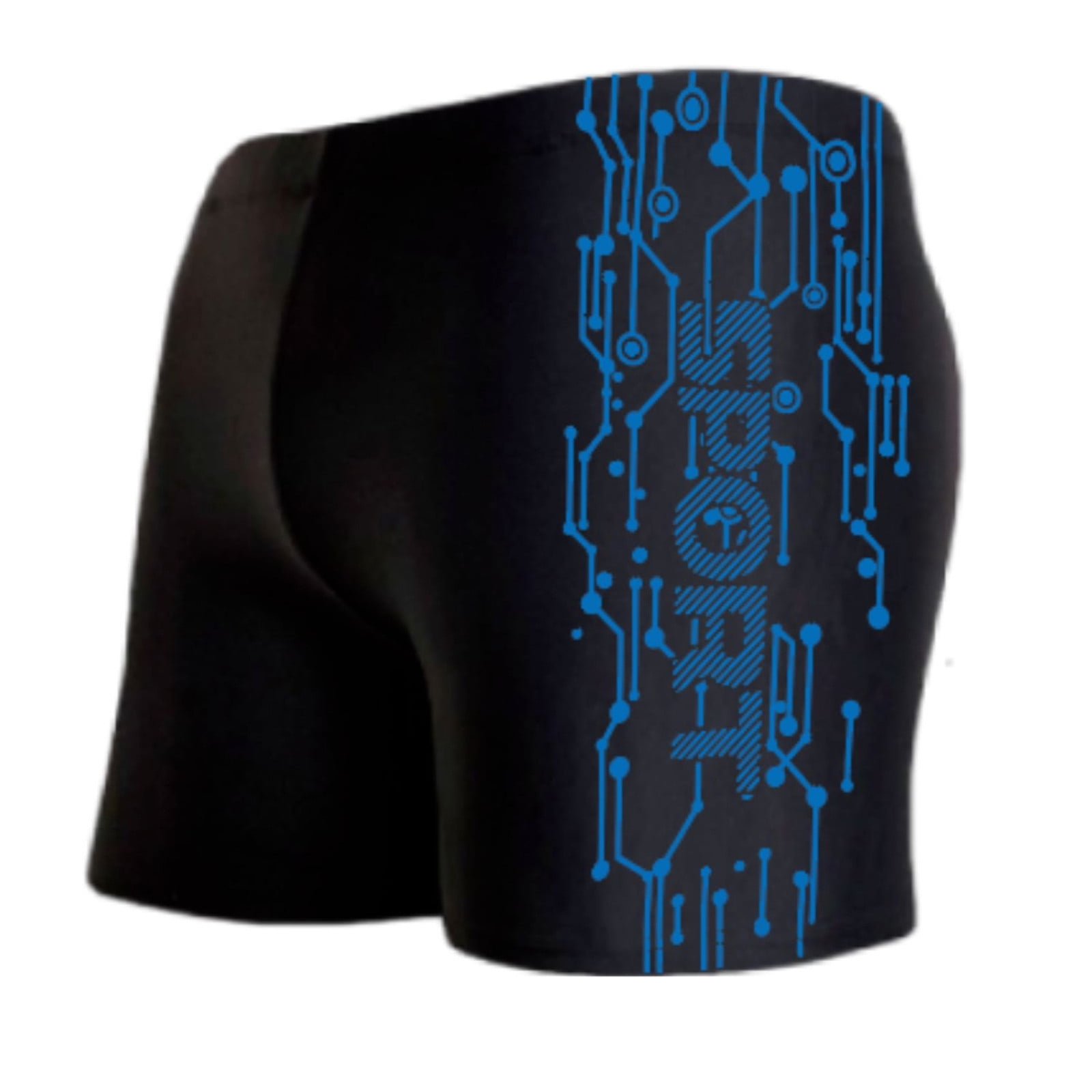 Wyobmus Mens Square Leg Swim Briefs Sport Swim Shorts Printed Swimsuit ...