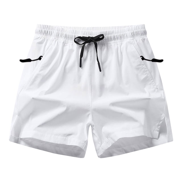 Wyobmus Mens Swimming Trunks Quick Dry Bathing Suits Solid Bottom Slit ...