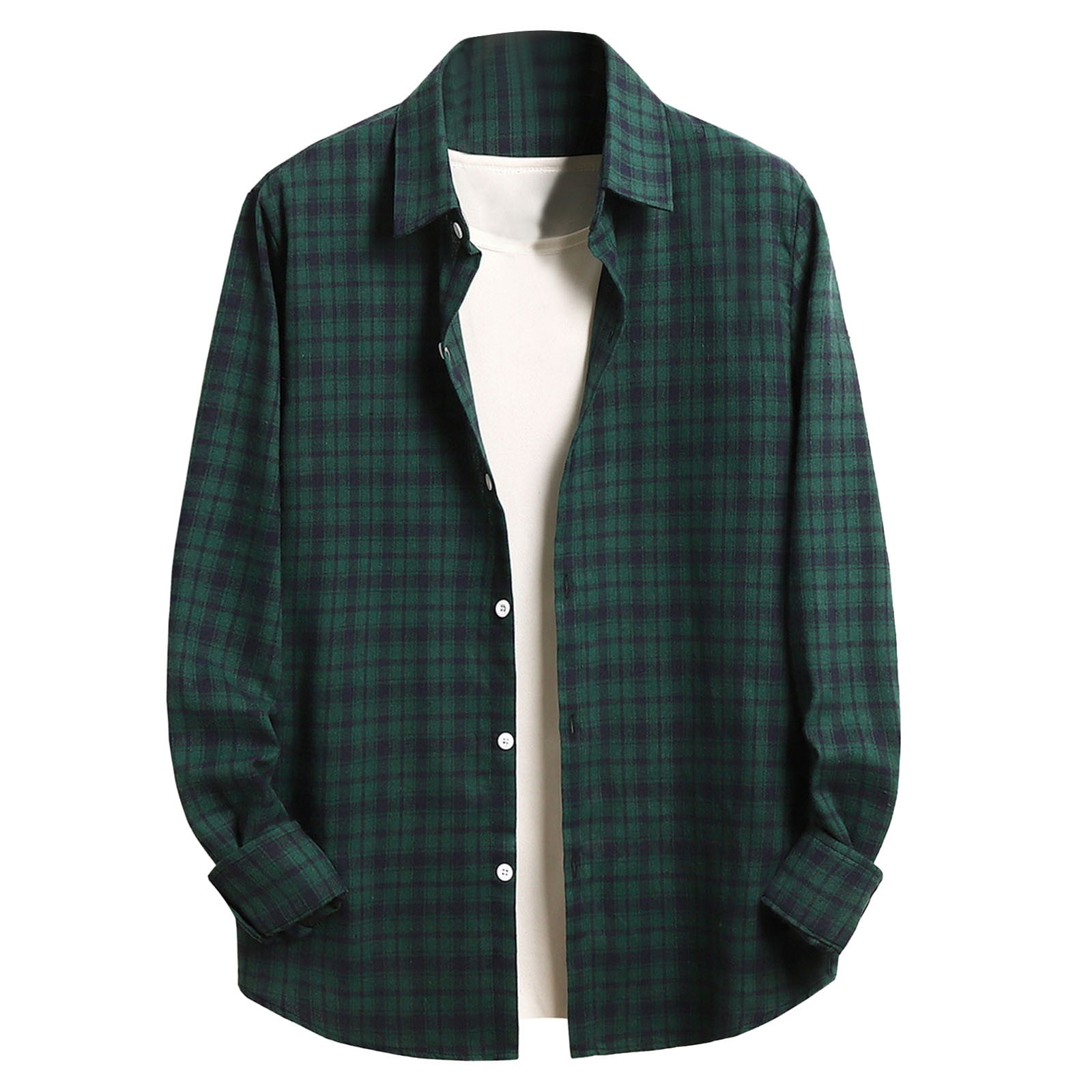 Wyobmus Programmer Long Sleeve Shirts for Men Flannel Shirts Cotton ...