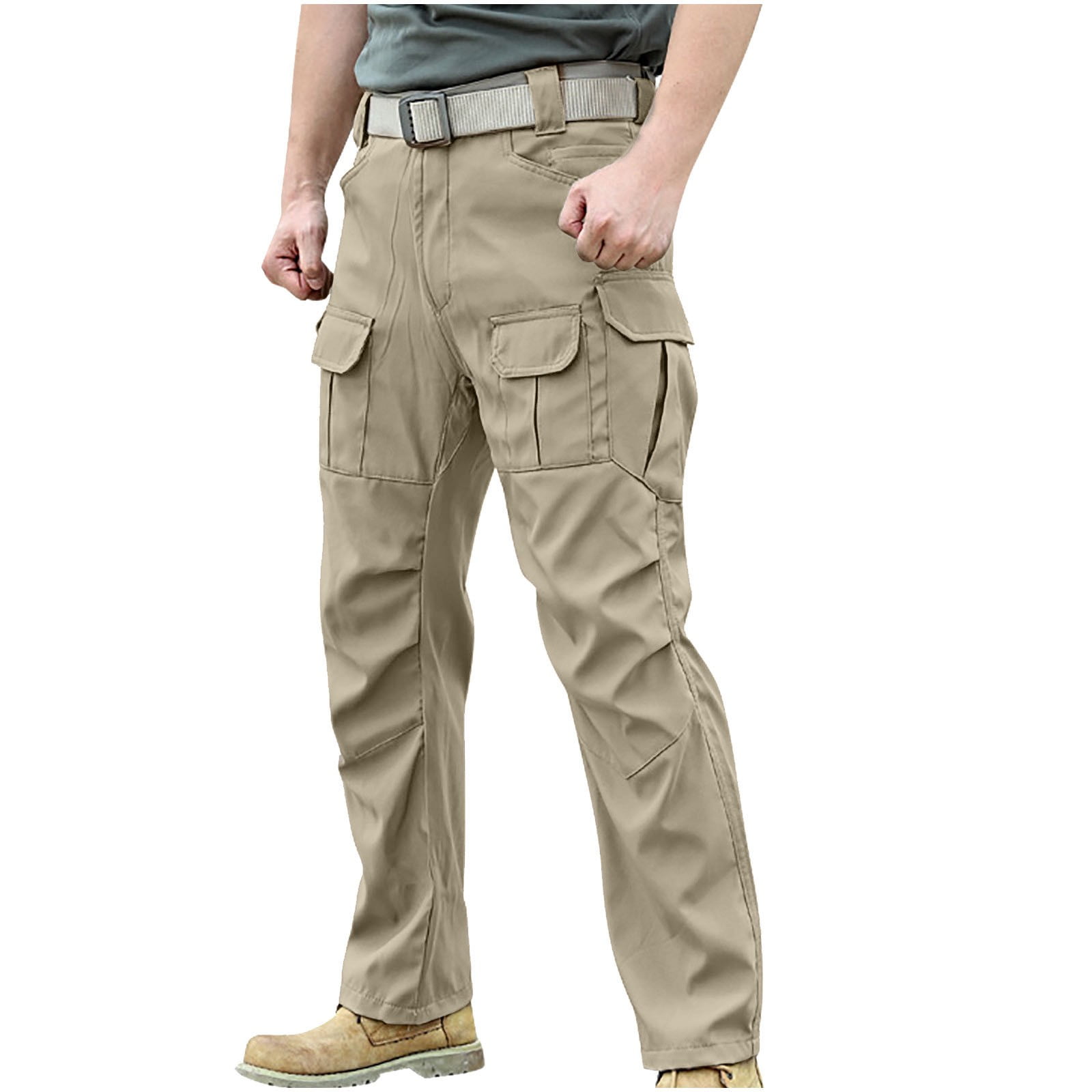 Wyobmus Stretch Tactical Pants for Men Ripstop Multi Pockets Hiking ...