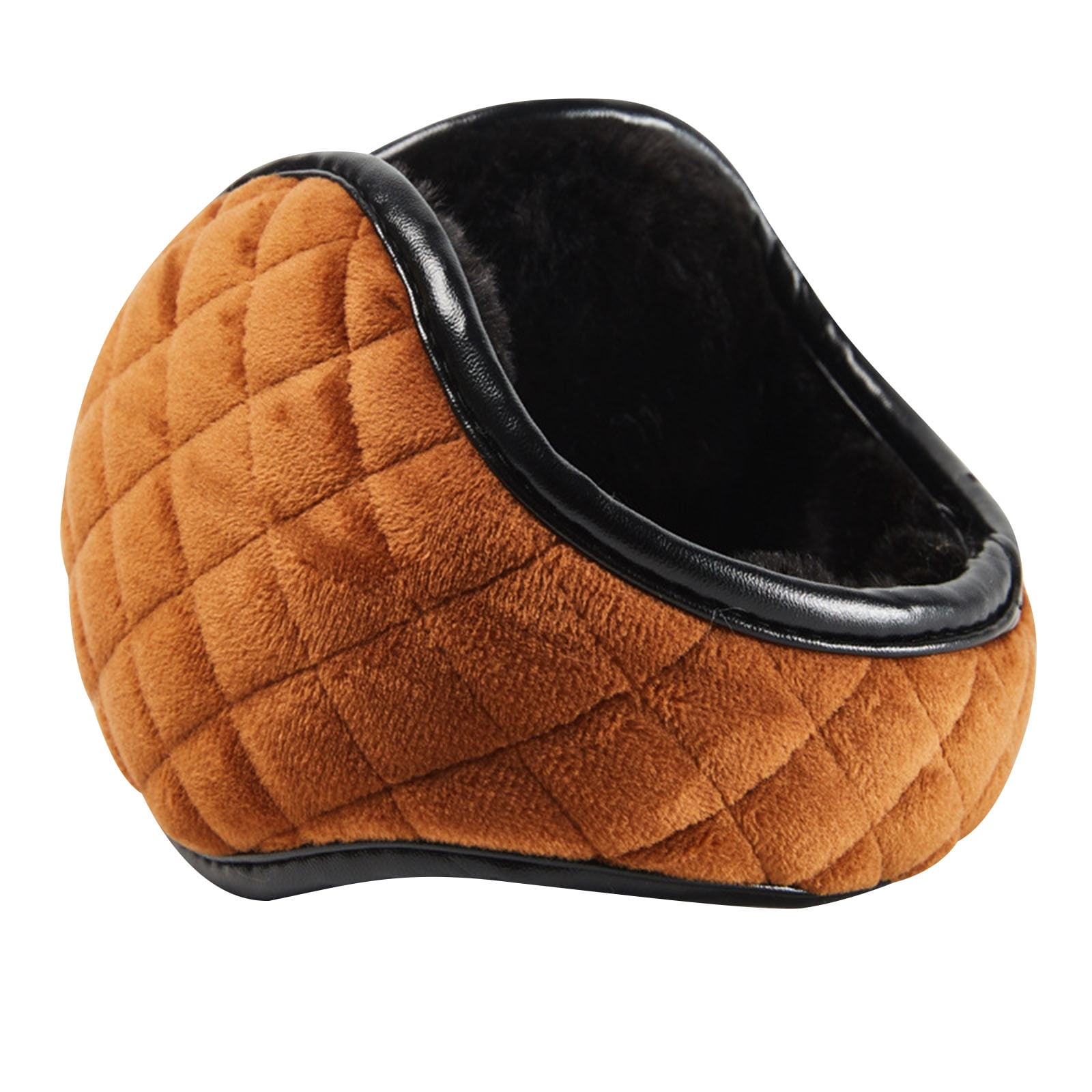 Wyobmus Winter Earmuffs for Men Women Foldable Warm Cable Knit Fleece ...