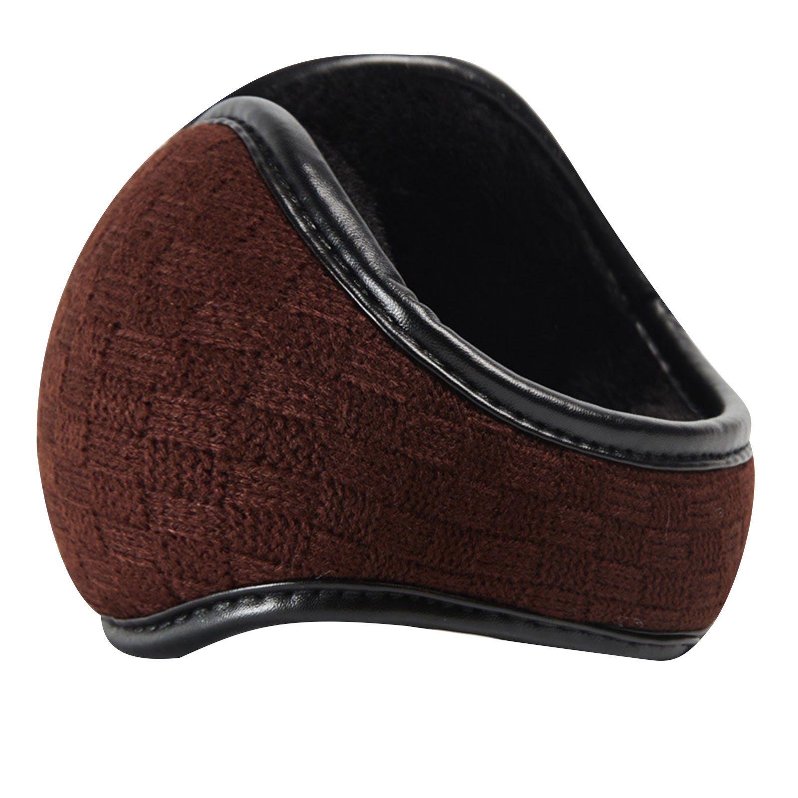 Wyobmus Winter Earmuffs for Men Women Foldable Warm Cable Knit Fleece ...