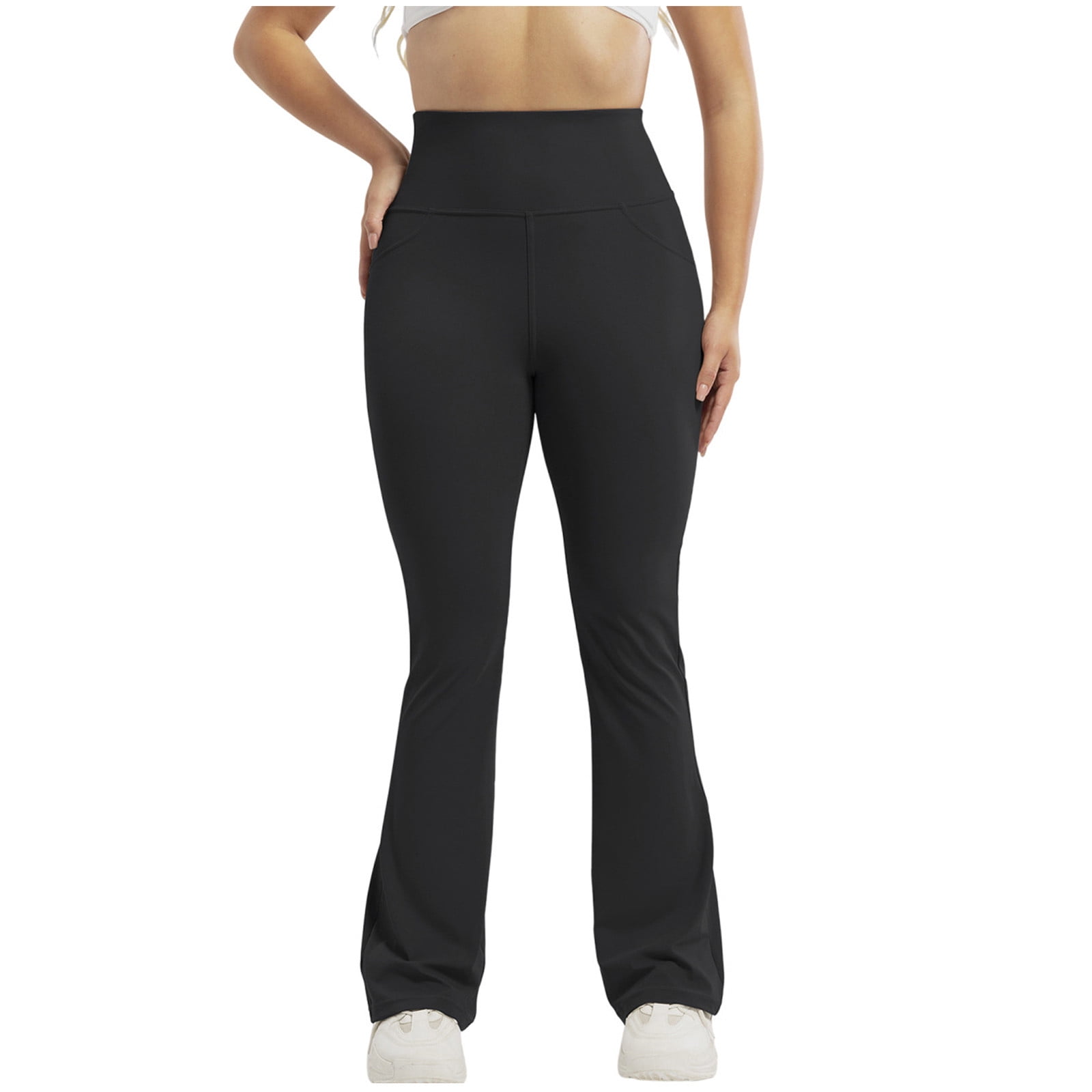 Wyobmus Women's 2024 Fall Wide Leg Yoga Pants Stretchy High Waisted ...