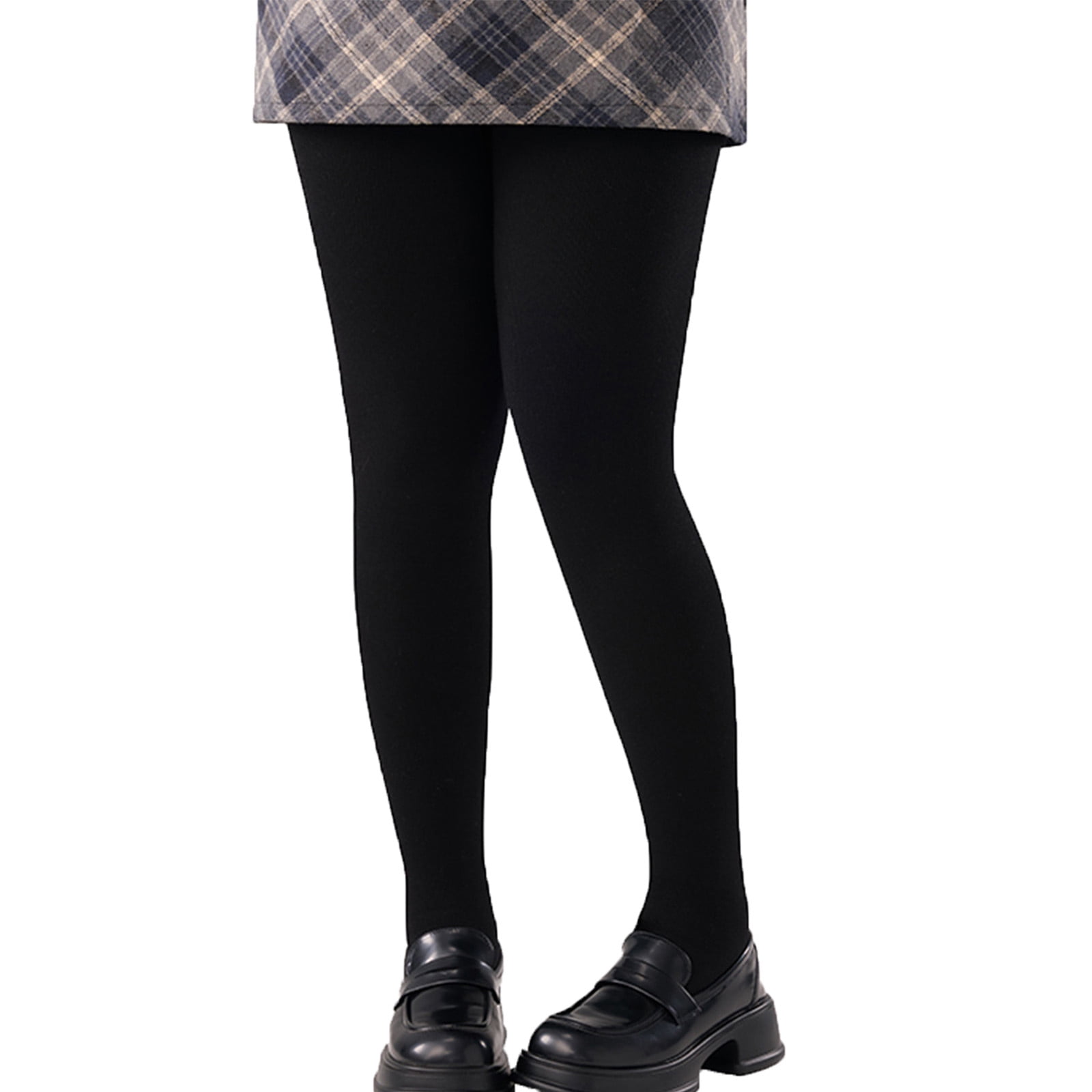 Wyobmus Women's Plus Tights Rip Resistant Semi Opaque Stockings Tummy ...