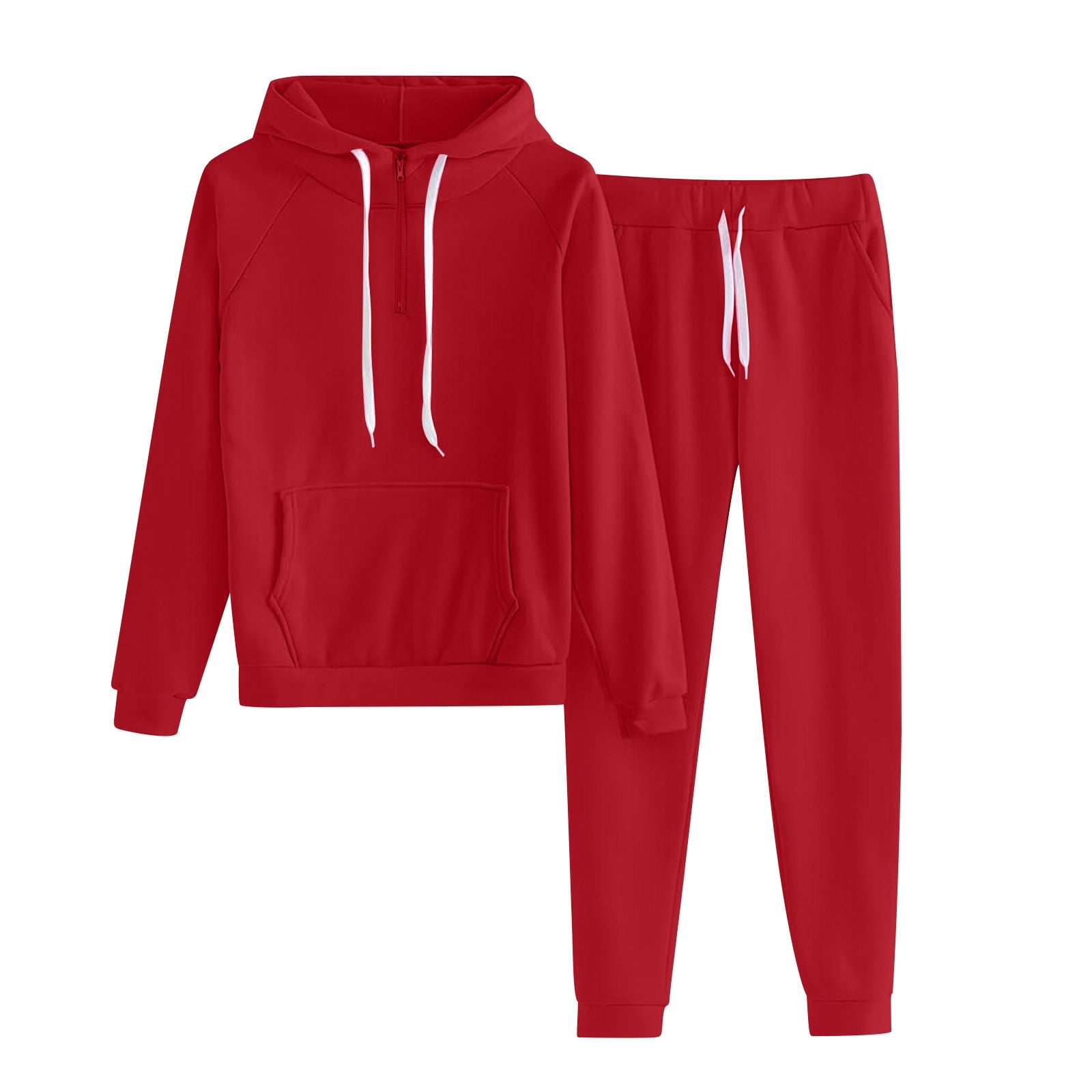 Wyobmus Women's 2 Piece Outfits Tracksuits Long Sleeve Hoodie ...