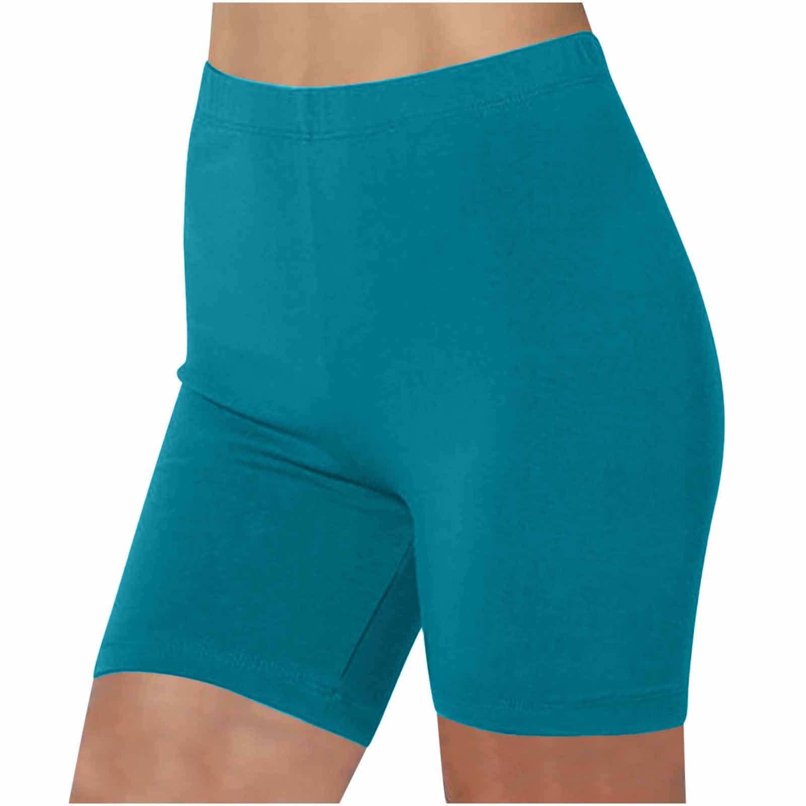 Wyobmus Womens Biker Shorts High Waist Tummy Control Stretch Short ...