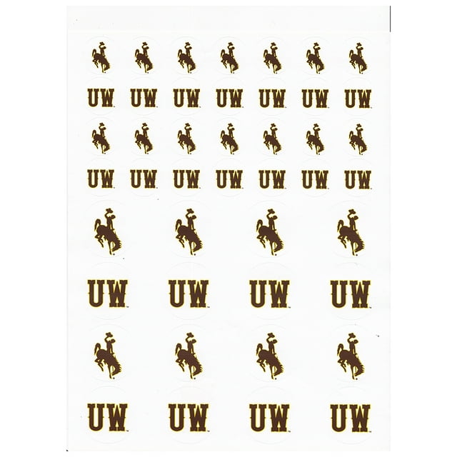 Wyoming Cowboys Small Sticker Sheet - 2 Sheets - Walmart.com