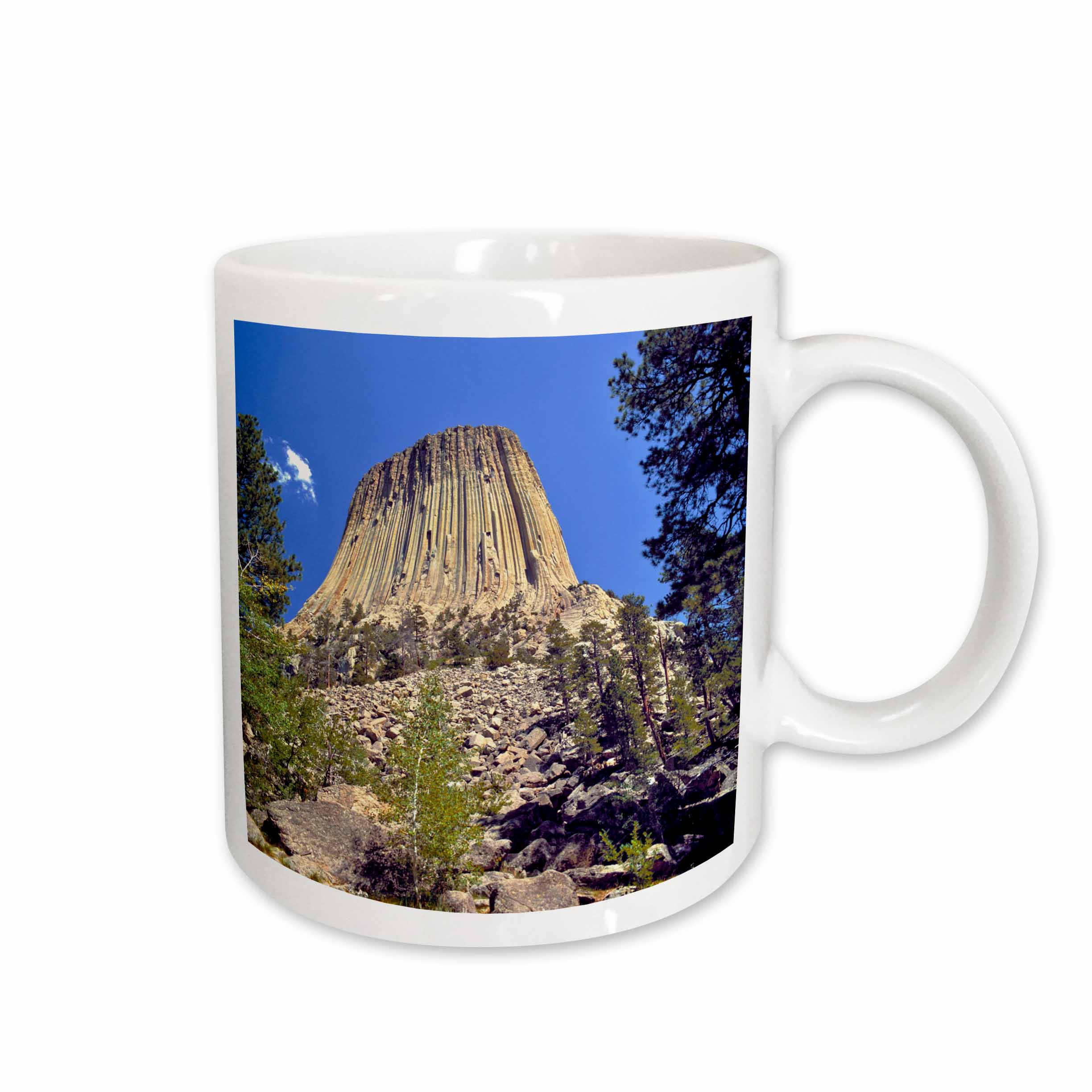 3drose, Wyoming, Devils Tower, Basalt and Volcanic Core - Us51 Rer0010 ...