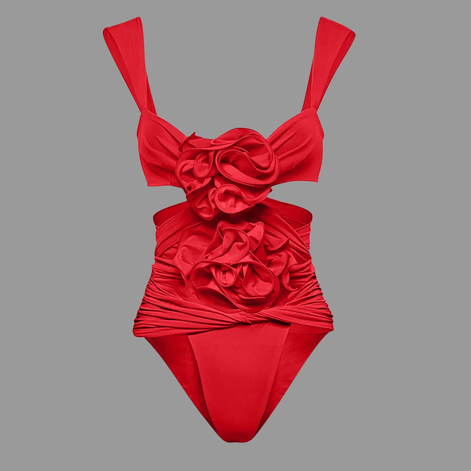 Wyongtao One Piece Swimsuit For Women Bathing Suit Cutout Sexy Swimwear