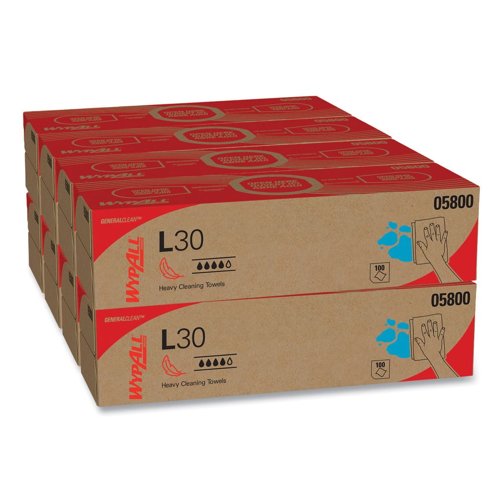 WypAll 5800 L30 POP-UP Box 16.4 in. x 9.8 in. Towels - White (100/Box ...