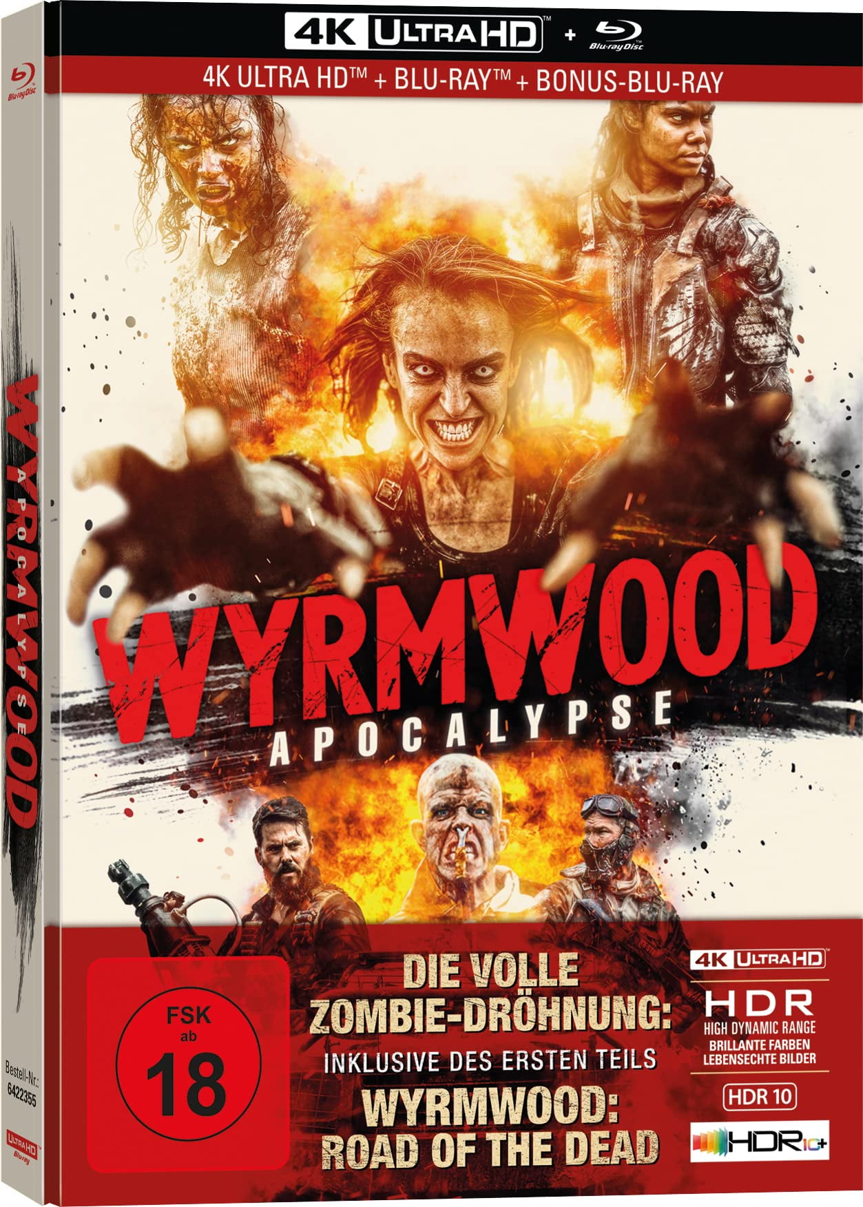 Wyrmwood: Apocalypse (Mediabook) (4k Uhd) (4K Ultra HD) McKenzie Luke Gallagher Jay Bradey Ryan ...