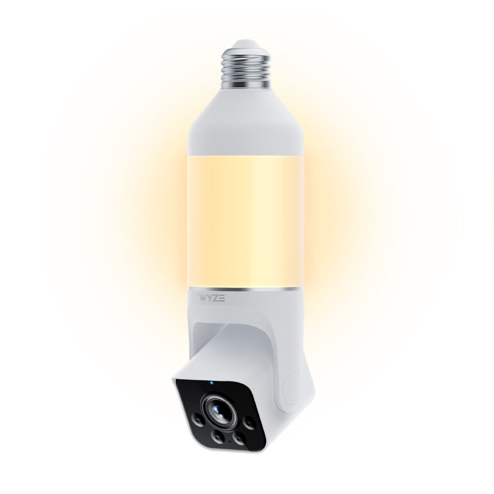 Wyze Bulb Cam Security Camera, 2K HD Security Cameras Wireless Outdoor ...