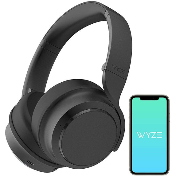Open Box Wyze Noise-Cancelling Headphones Black , No Travel Case ...
