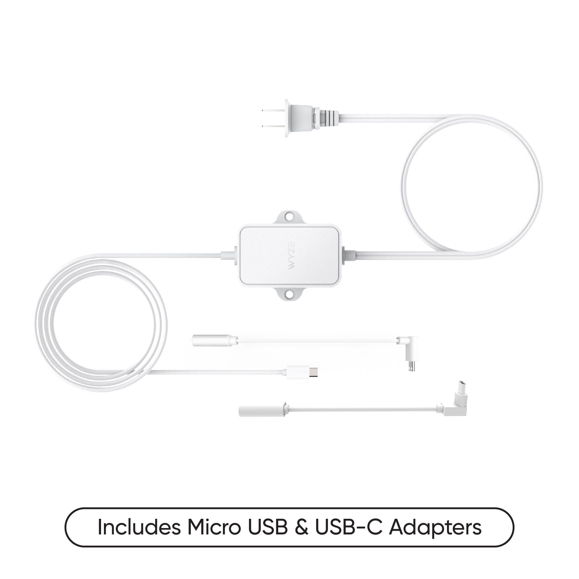 Wyze Outdoor Power Adapter Outdoor Adapter + L-shaped Adapter + USB-C ...