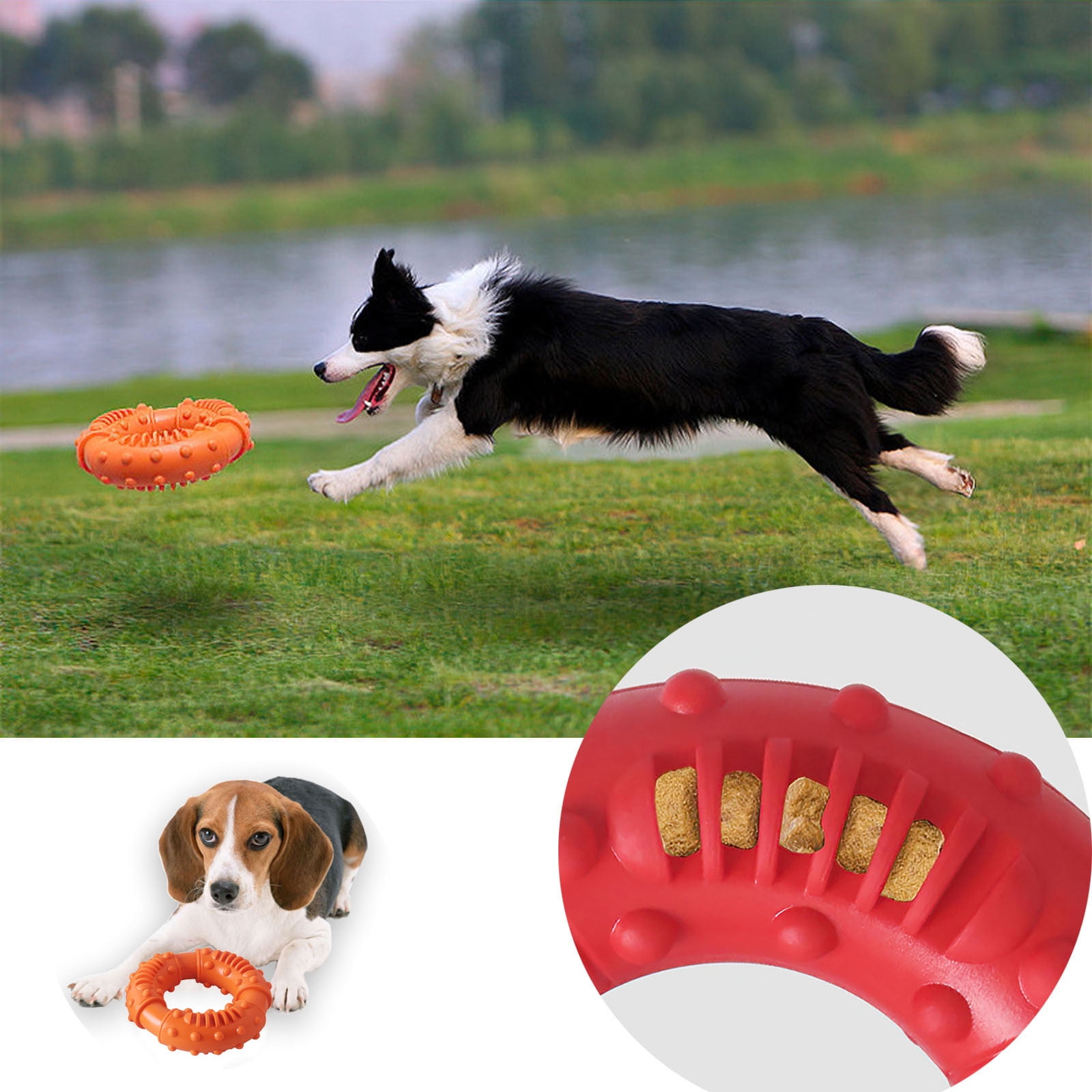 Wyzesi Dog Chew Toy for Aggressive Chewers: Ultra-Tough Natural Rubber Puppy Chew Toy - Walmart.com