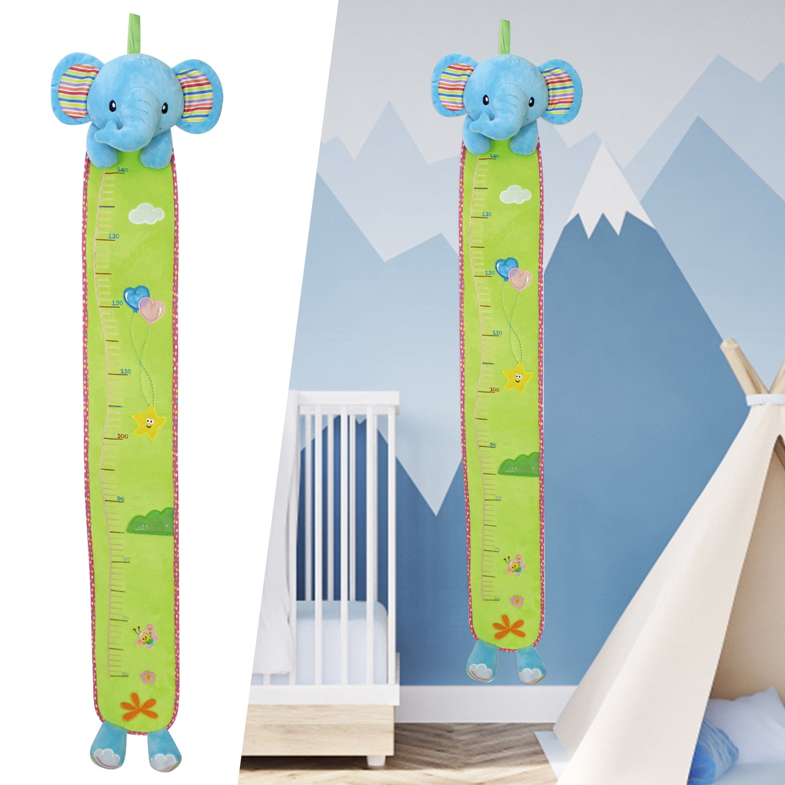 Wyzesi Graduation Decorations Class Of Green Banner Kids Growth Chart ...