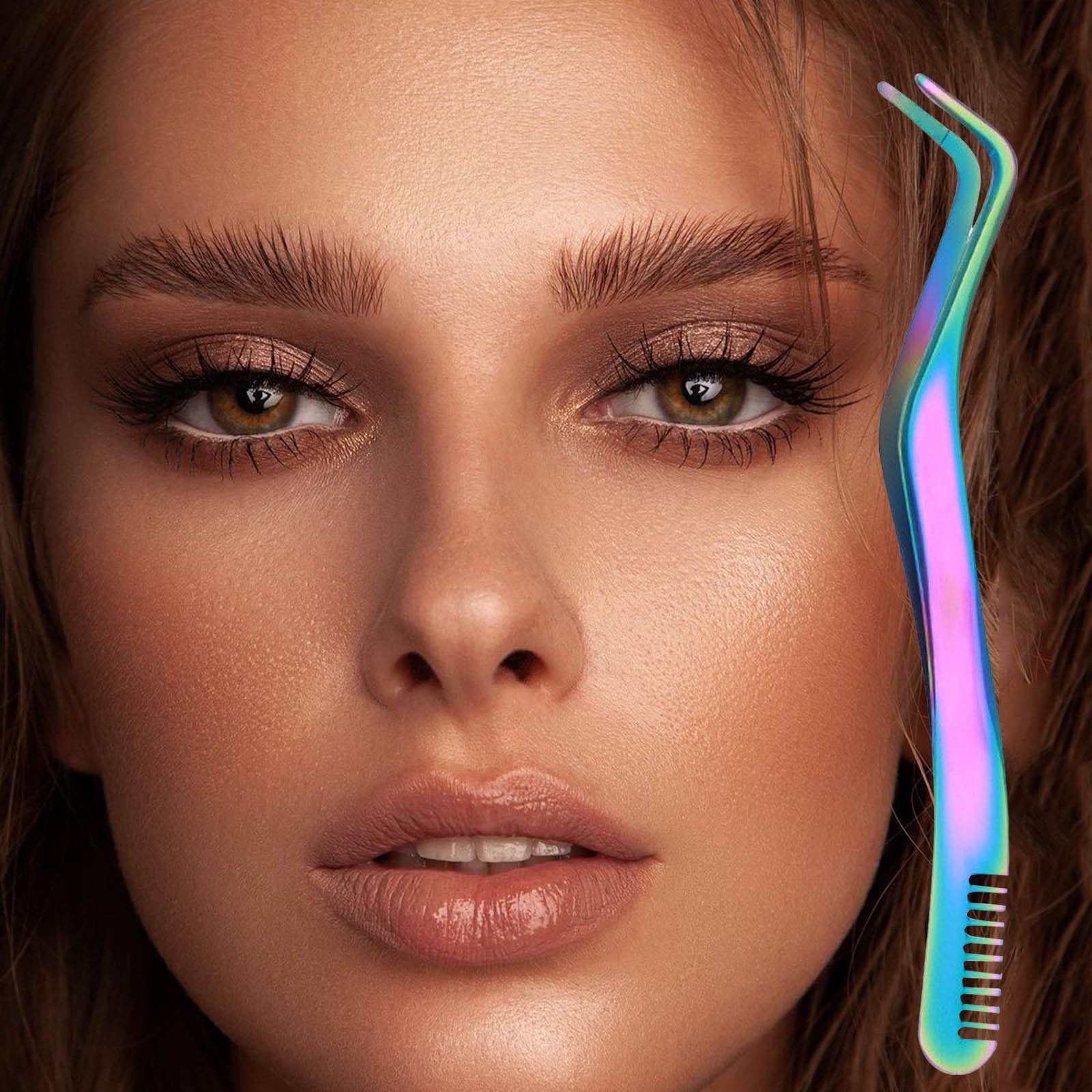 Wyzesi Hair Curlers No Heat Men Applicator Tweezers 2 In 1 Eye ...