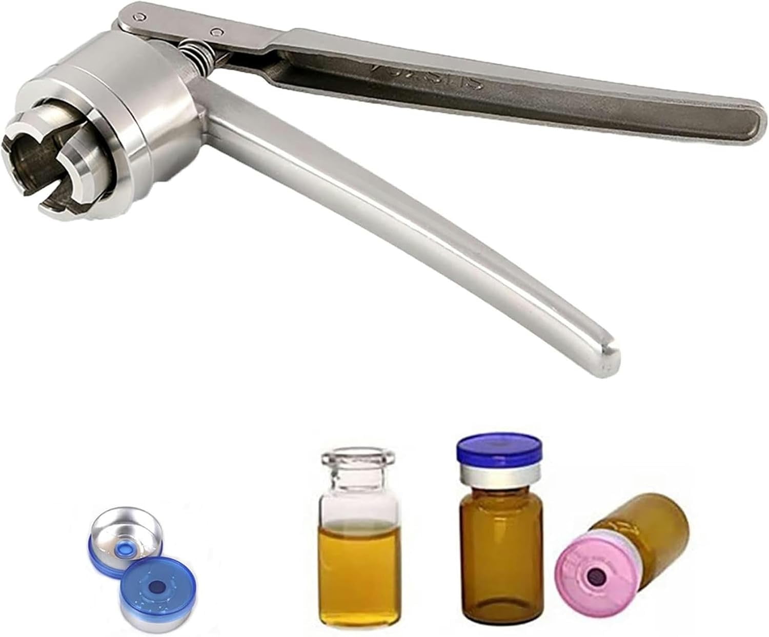 Wzglod Manual Crimper Sealing Machine Vial Crimper, Durable/Easy to Use ...