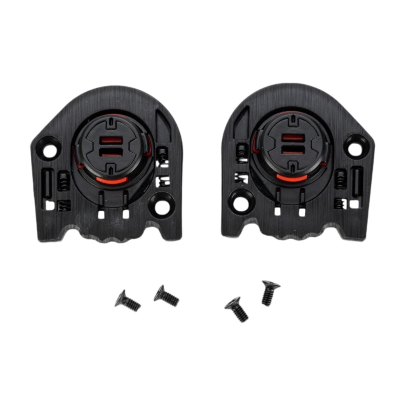 Wzmzjy 2 Pieces Motorbike Helmet Visors Base Plates Spare Parts Helmet ...