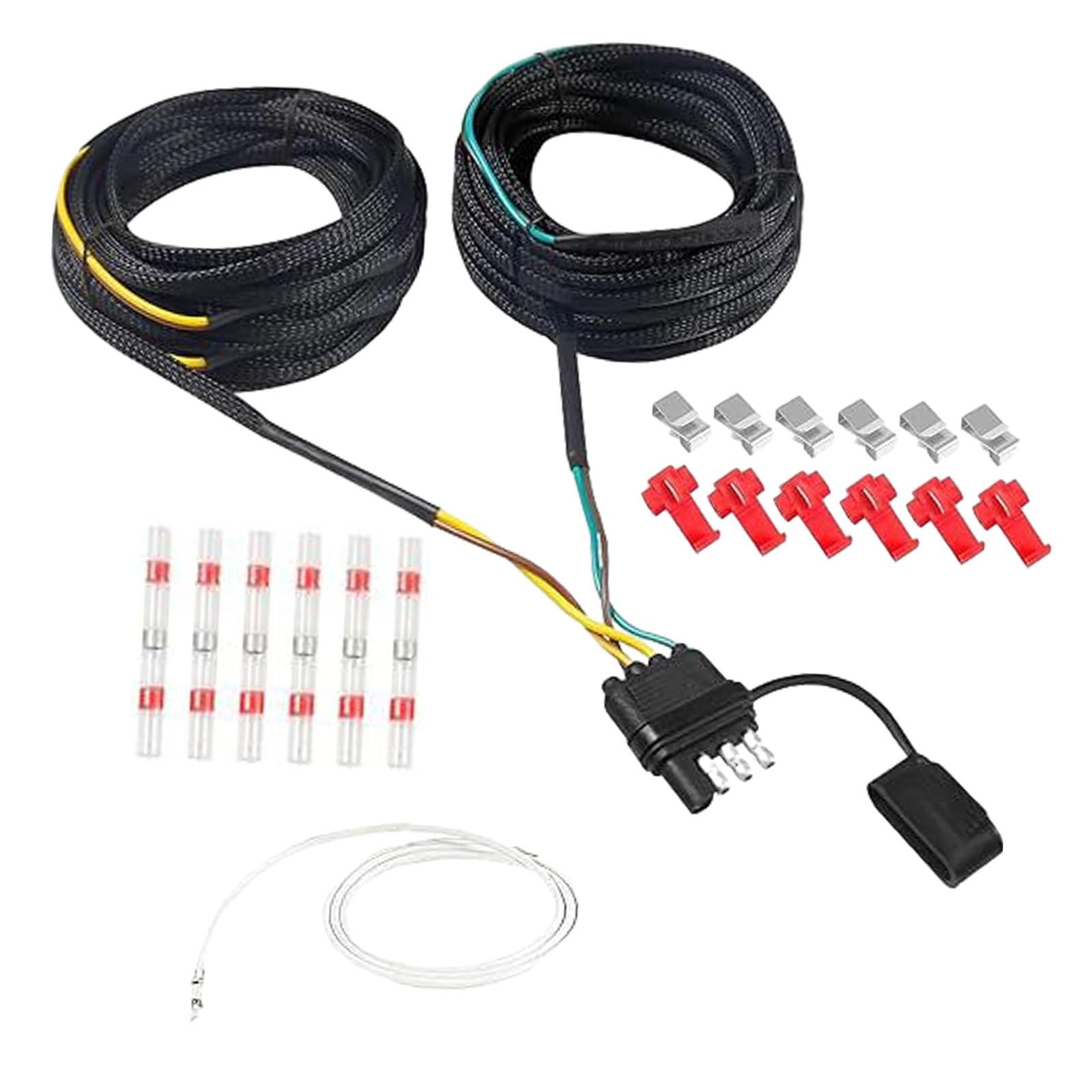 Wzmzjy 4 Pin 5 Wire Trailer Wiring Harness Towing Hitch Wiring Harness ...