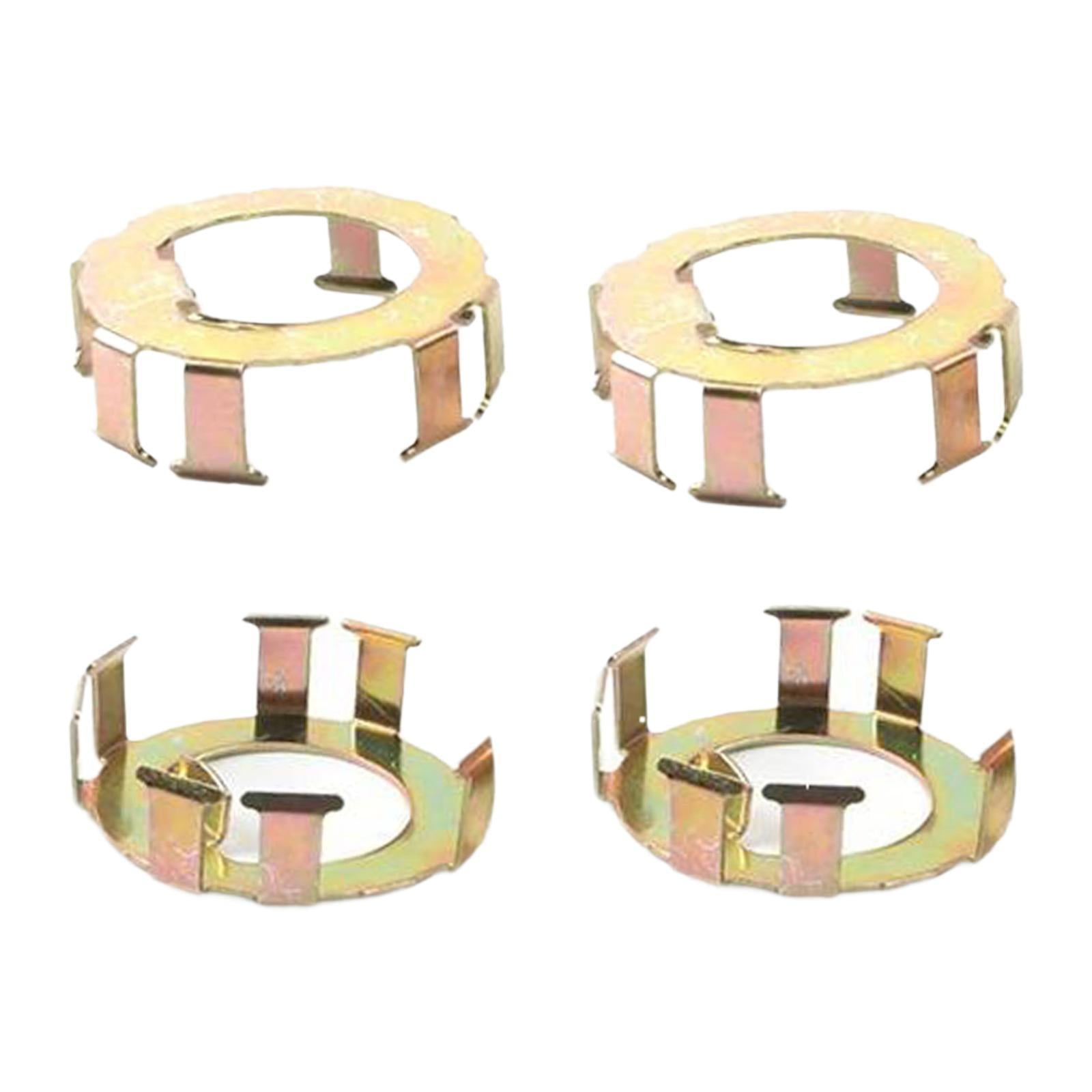 Wzmzjy 4x Trailer Spindle Nut Retainer Jam Nut Professional Metal Easy ...