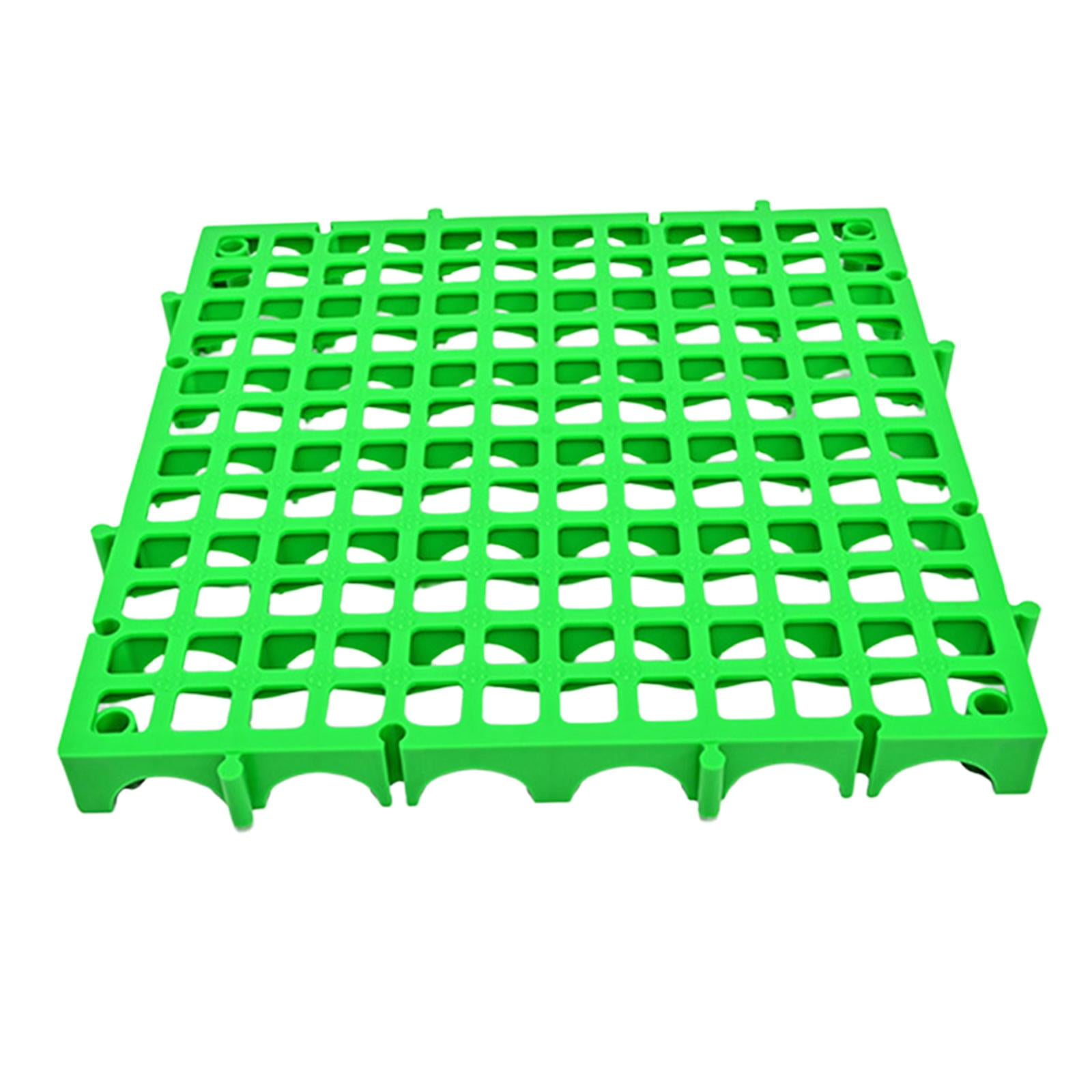 Wzmzjy Drainage Interlocking Floor Tile Grating Panel 40x40x4 cm Floor ...