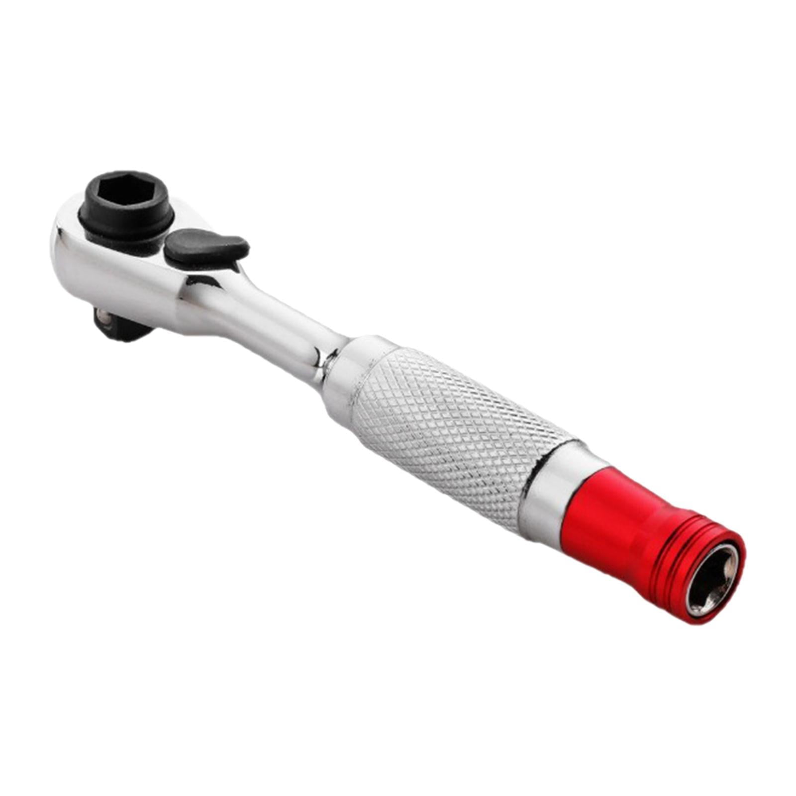 Wzmzjy Mini Ratchet Wrench Multitool 1/4 inch Portable Reversible Bit ...