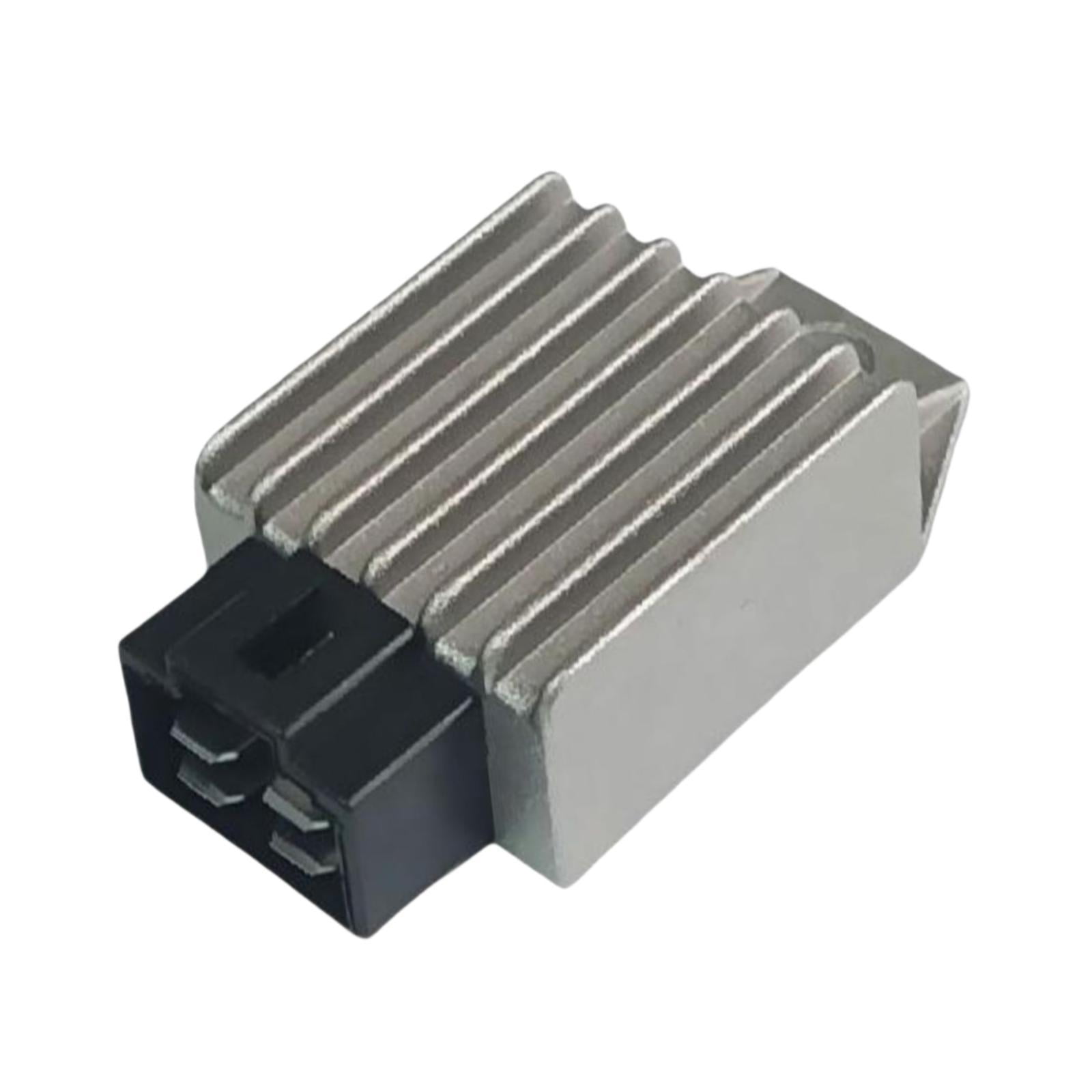 Wzmzjy Motorcycle Voltage Regulator 12V Accessory Easy to Install Metal ...