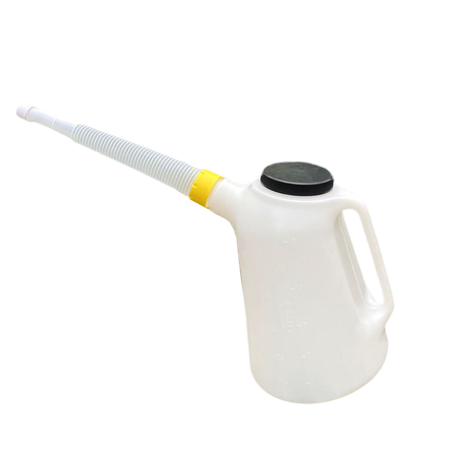 Wzmzjy Oil Jug Automotive Oil Dispenser Sturdy W/ Lid Oil Pot 5L with ...