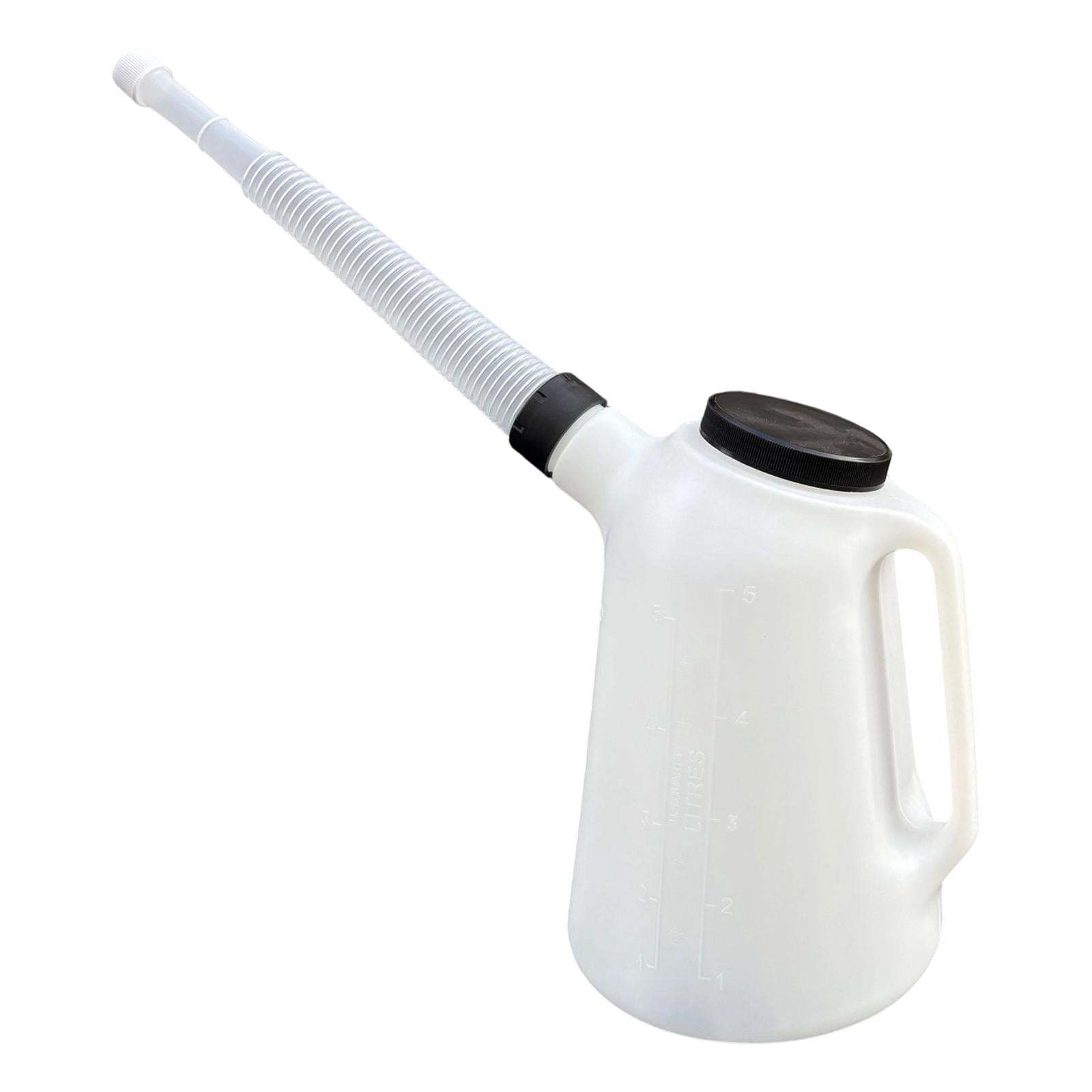 Wzmzjy Oil Jug with Long Spout with Cap Practical Sturdy with Scale ...