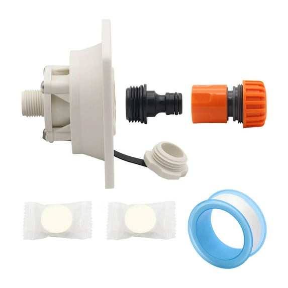 Wzmzjy RV City Water Inlet with Checks Good Sealing Universal ...