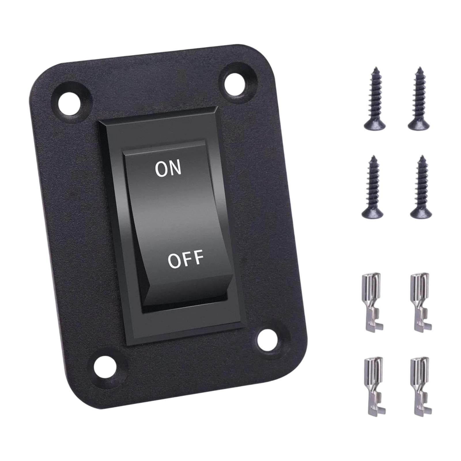 Wzmzjy Rocker Switch Mount Panel Kcd2 7 on Off Switch 4 Pins Dpst for ...