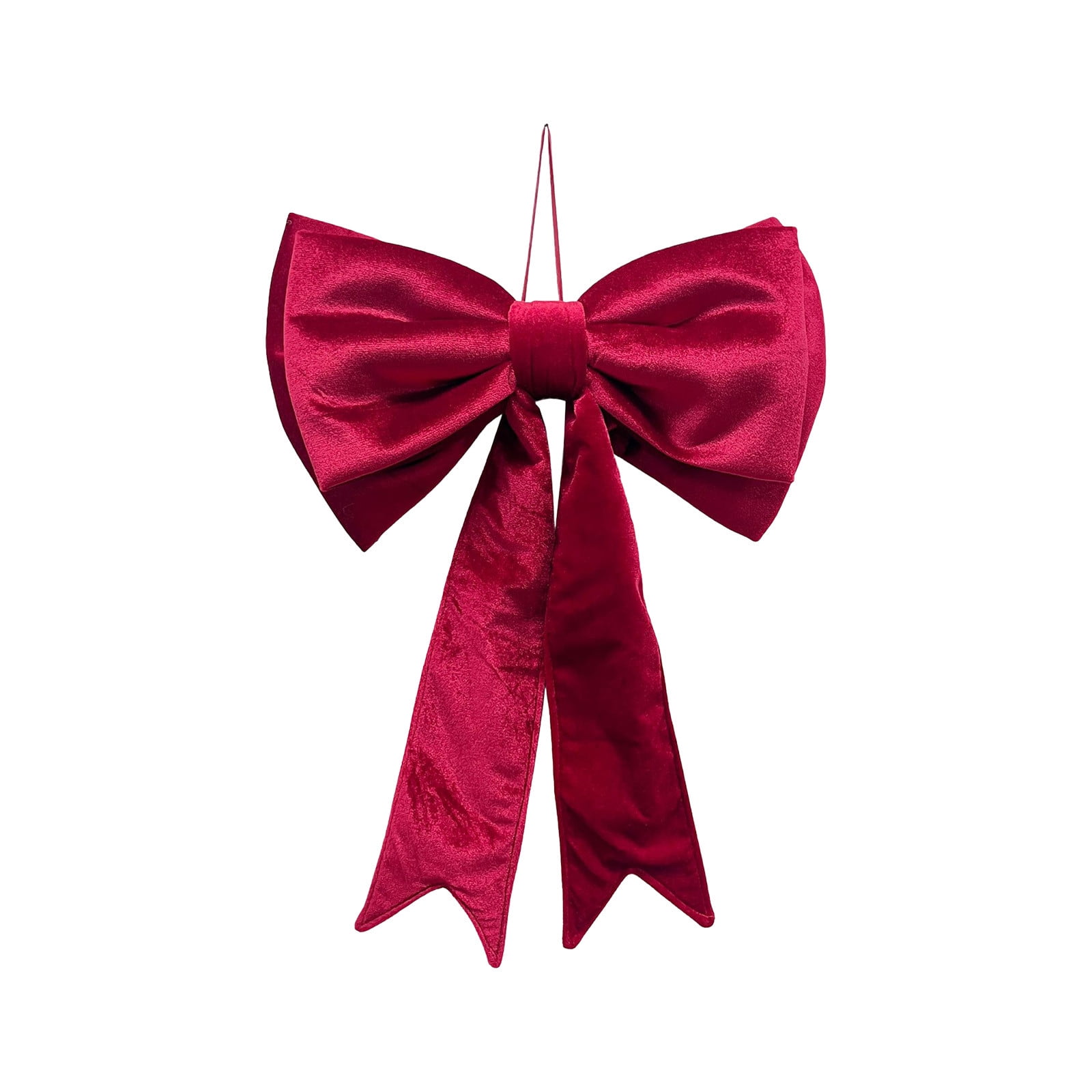 Wznxdo 18 x 25 Inches Christmas Red Extra Large Satin Bows Giant ...