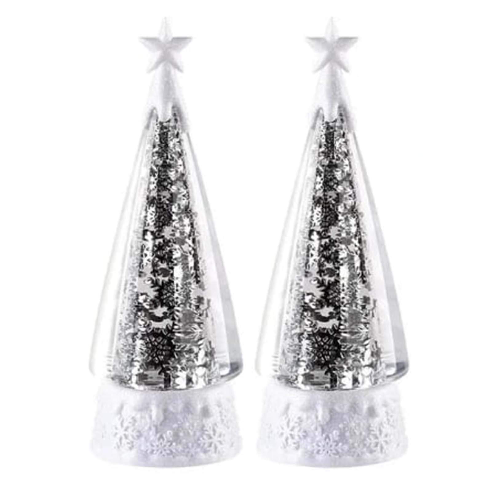 Wznxdo Small Christmas Tree Lights, Table Top Mini Christmas Tree with ...