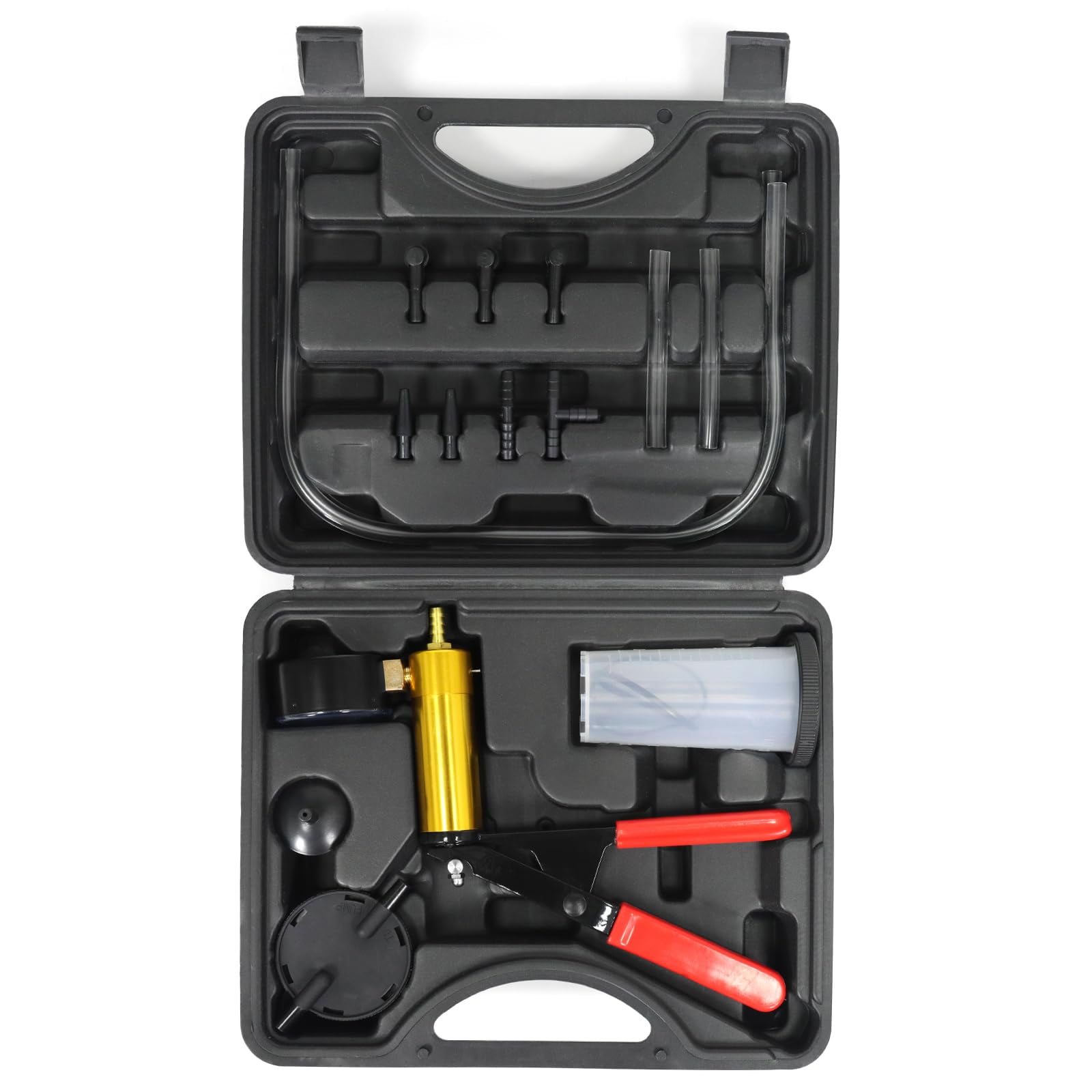 Wzyblixo 2 in 1 Brake Bleeder Vacuum Pump Kit for Automotive and ...