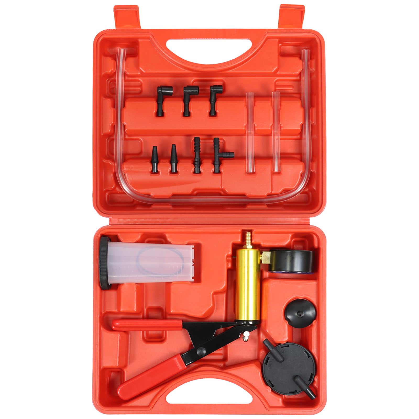 Wzyblixo 2 in 1 Brake Bleeder Vacuum Pump Kit for Automotive and ...