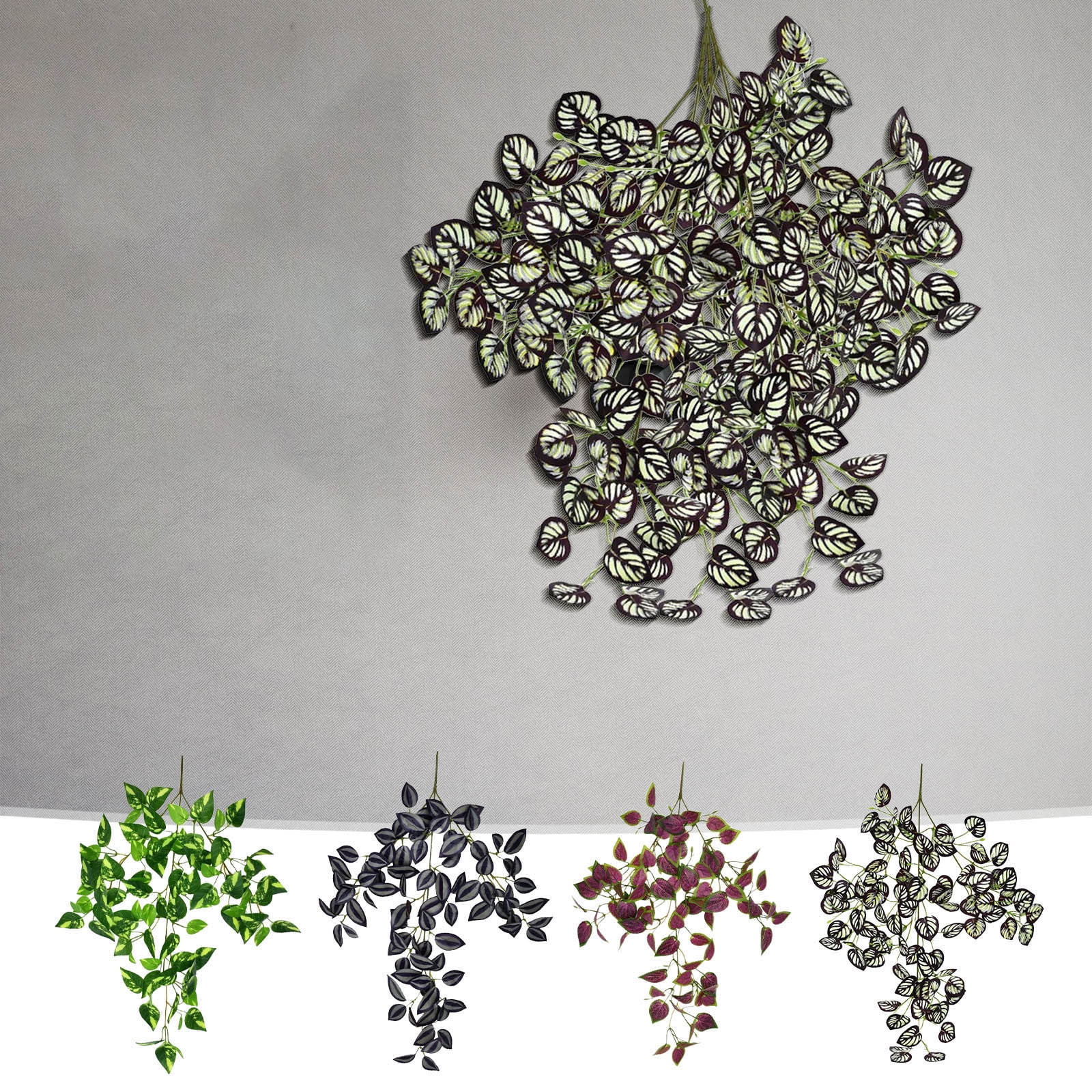 Wzzjkit Fake Hanging Plants, Artificial Hanging Plant, Faux Pothos ...