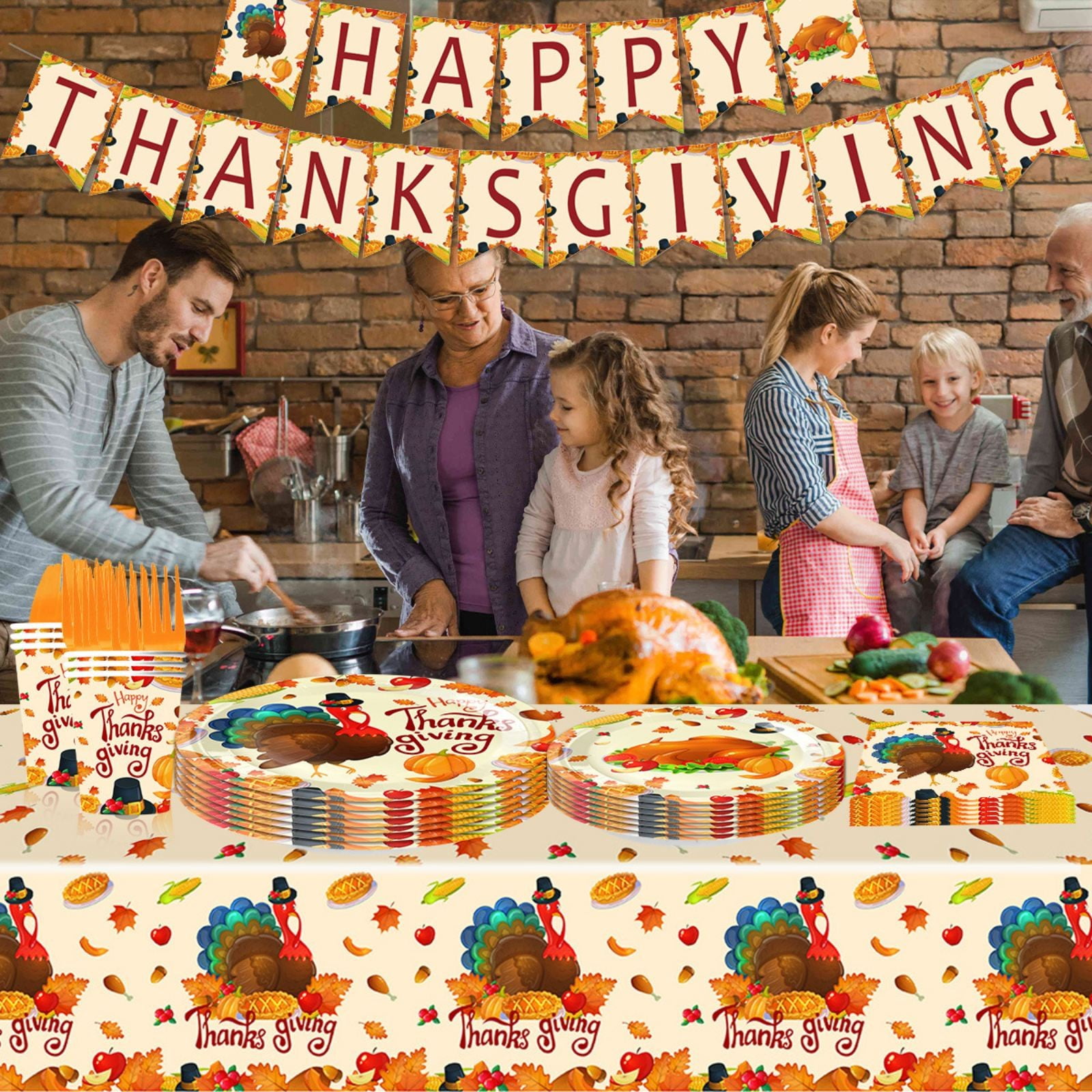 Wzzjkit Fall Leaves Plates, 7in Oval Fall Paper Plates, Thanksgiving ...