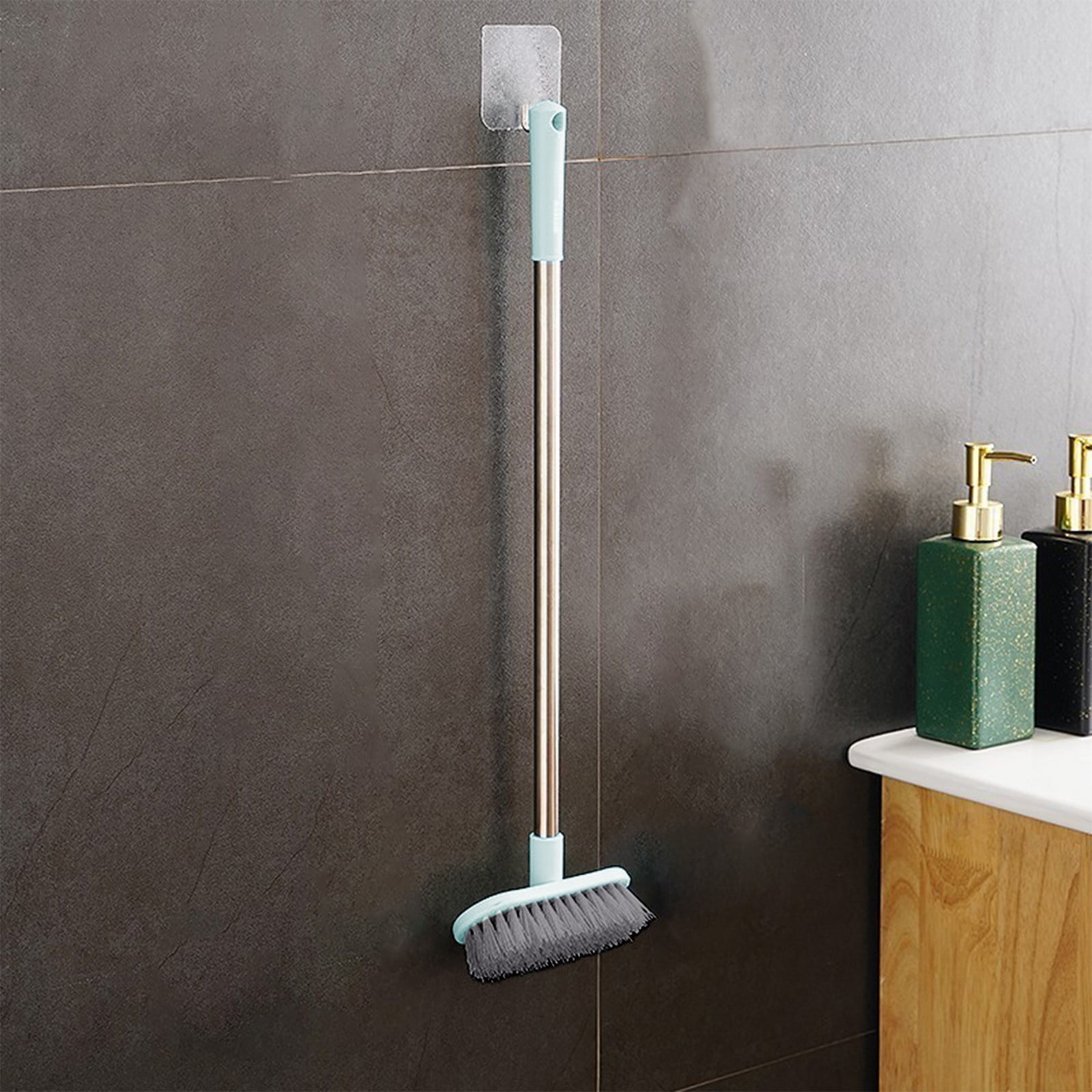 Wzzjkit Floor Squeegee Floor Scrub Brush with Long Handle Strong ...