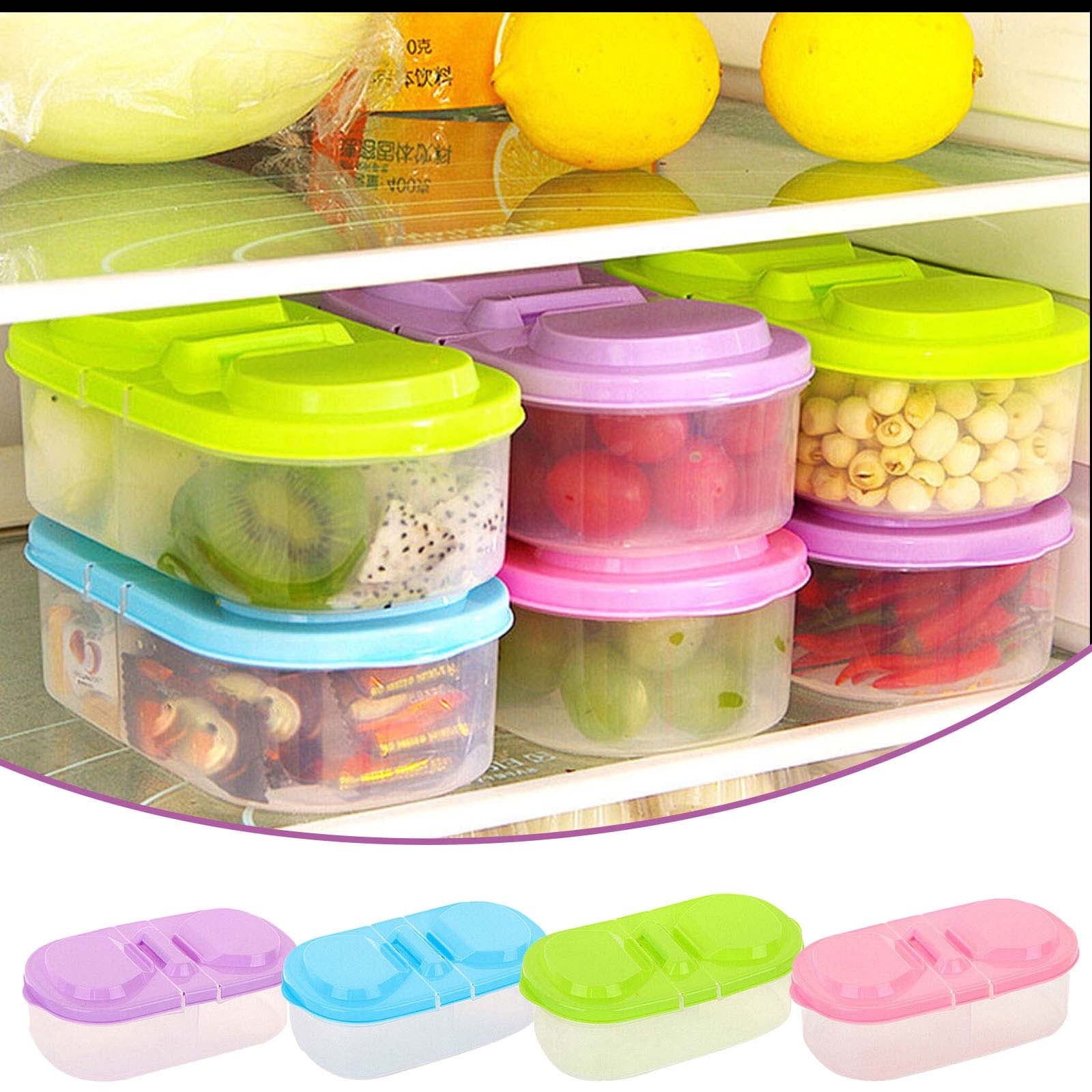Wzzjkit Fridge Organizer, Stackable Refrigerator Organizer Bins with ...