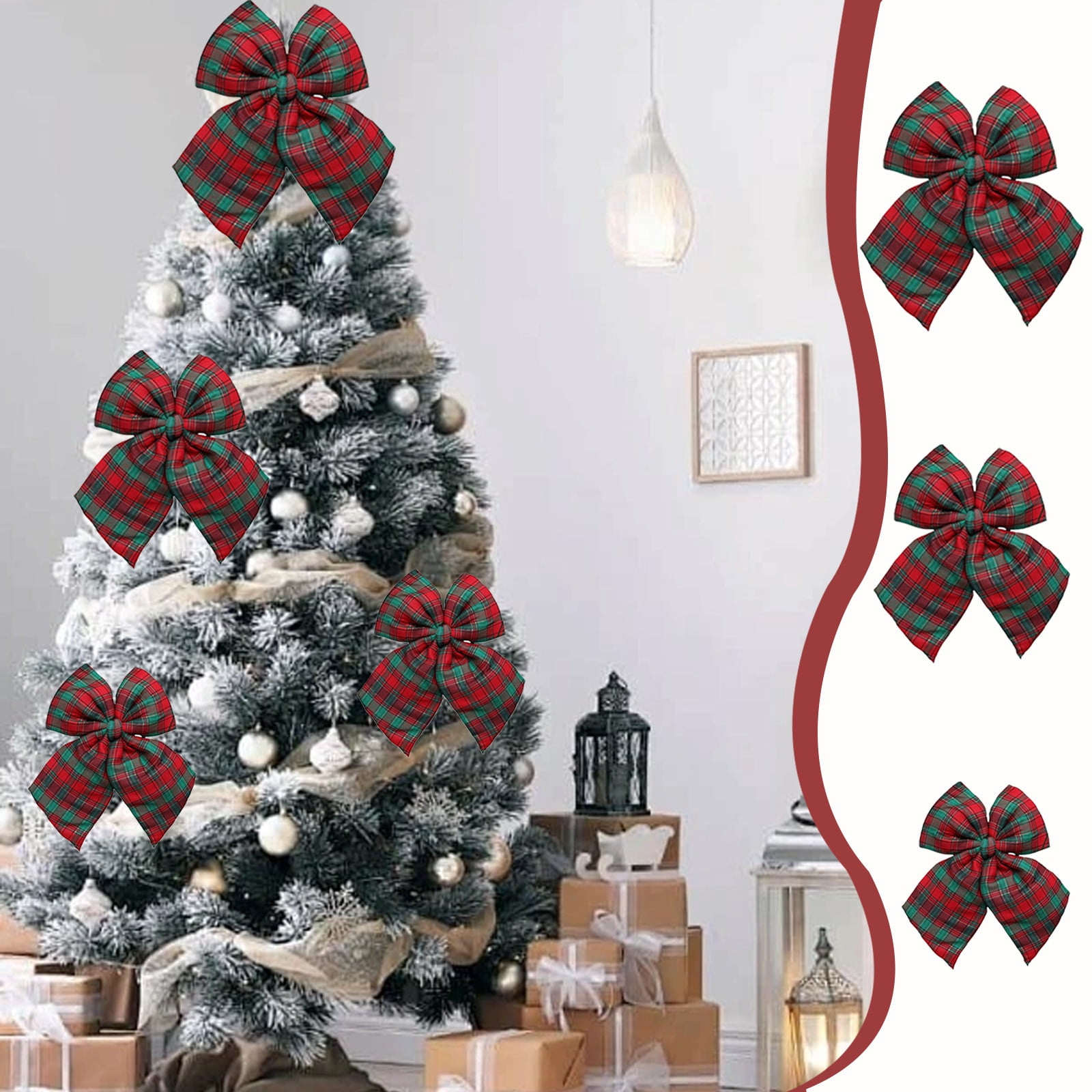 Wzzjkit Large Christmas Bow - Christmas Valentine's Day Red Velvet ...