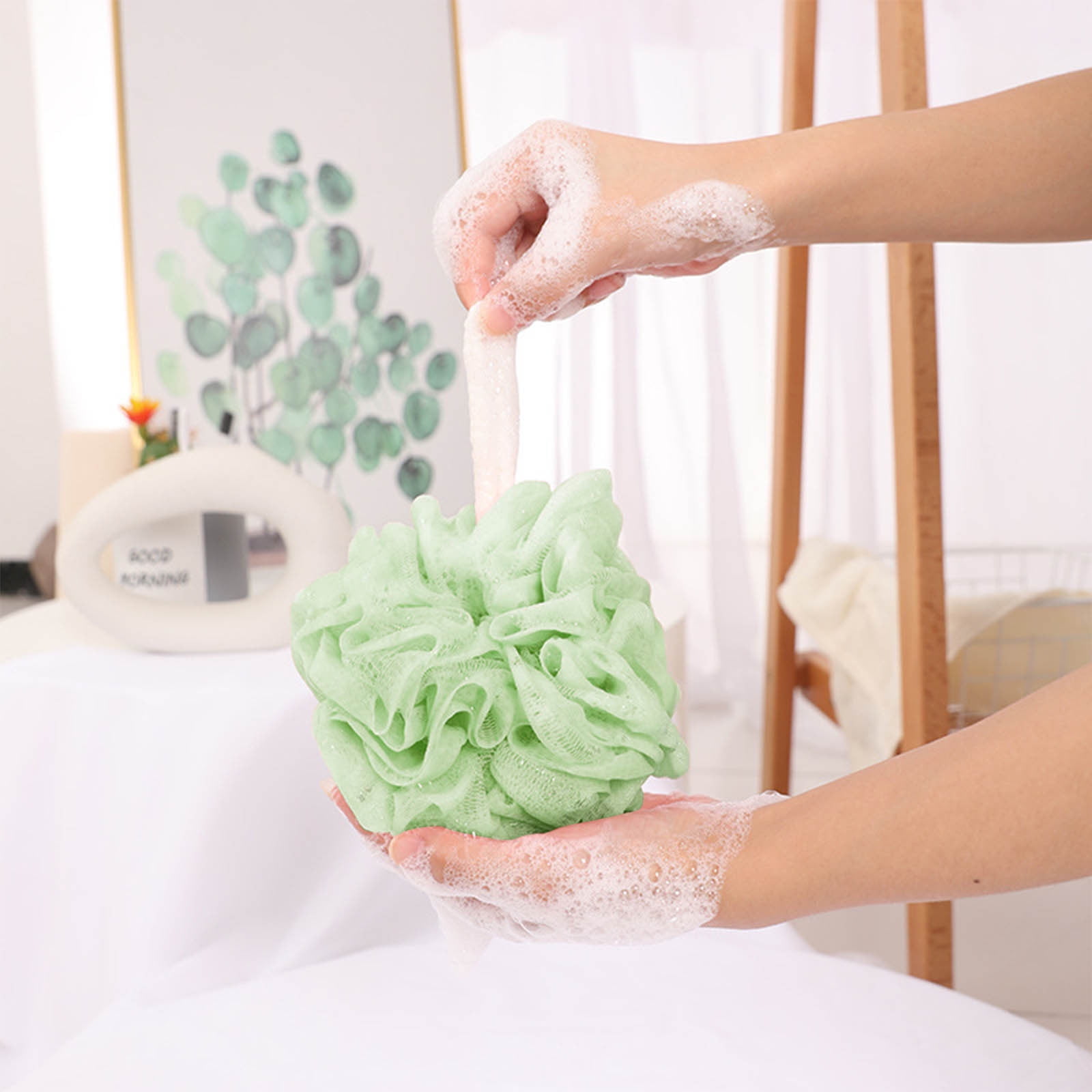 Wzzjkit Loofah Sponge Shower Colorful Loofahs Bath Sponges Mesh Balls ...