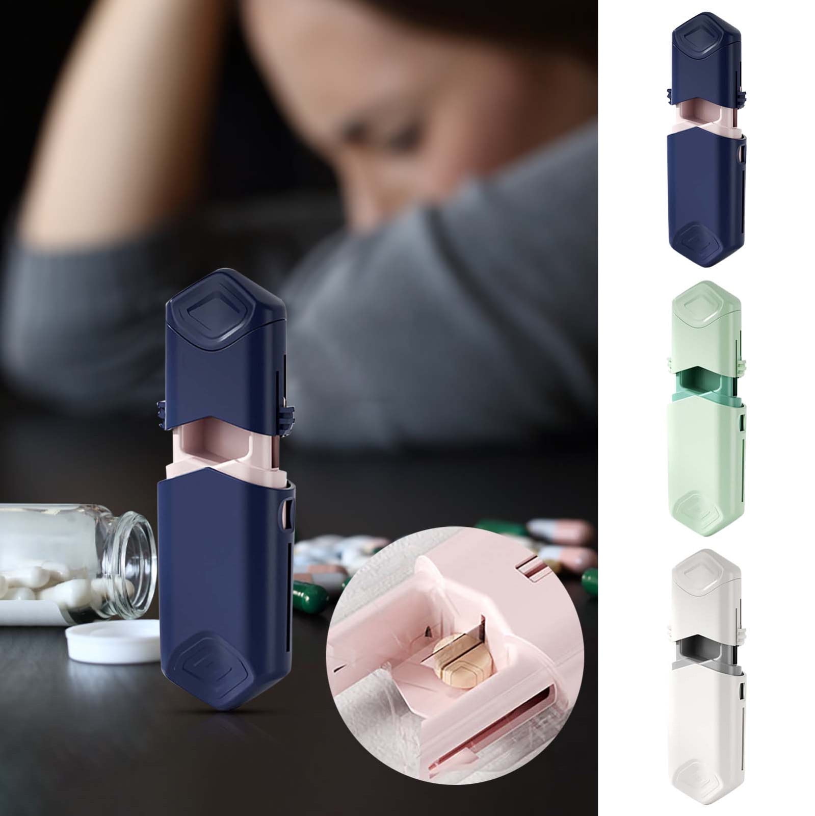 Wzzjkit Pill Cutter Splitter, Multiple Pill Cutters for Small or Large ...