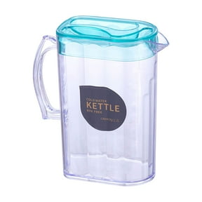 Youngever 2 Quarts Plastic Pitcher With Lid, Clear Plastic Pitcher ...