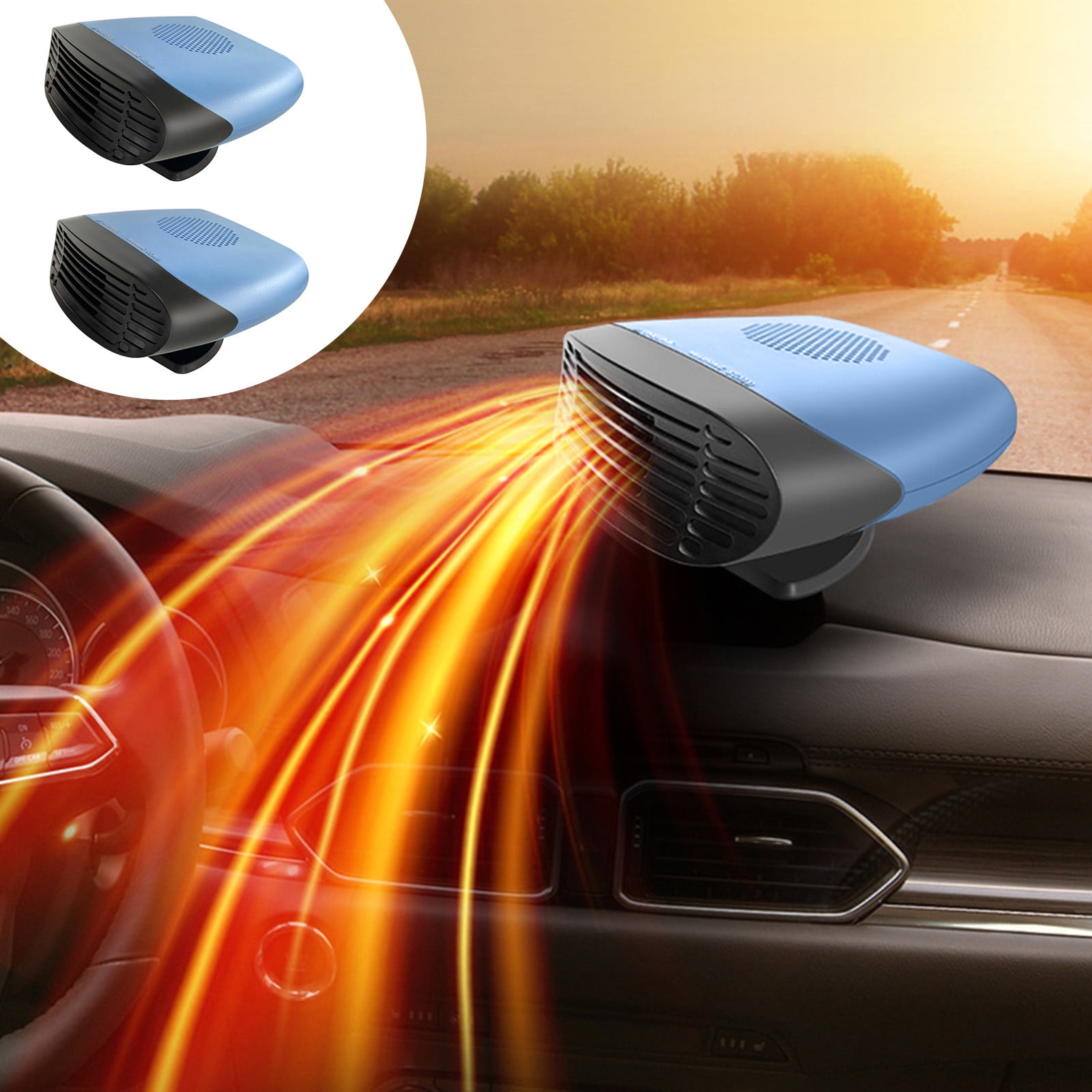 Wzzjkit Portable Heater for Car, 24V Heater for Car Fast Heating ...