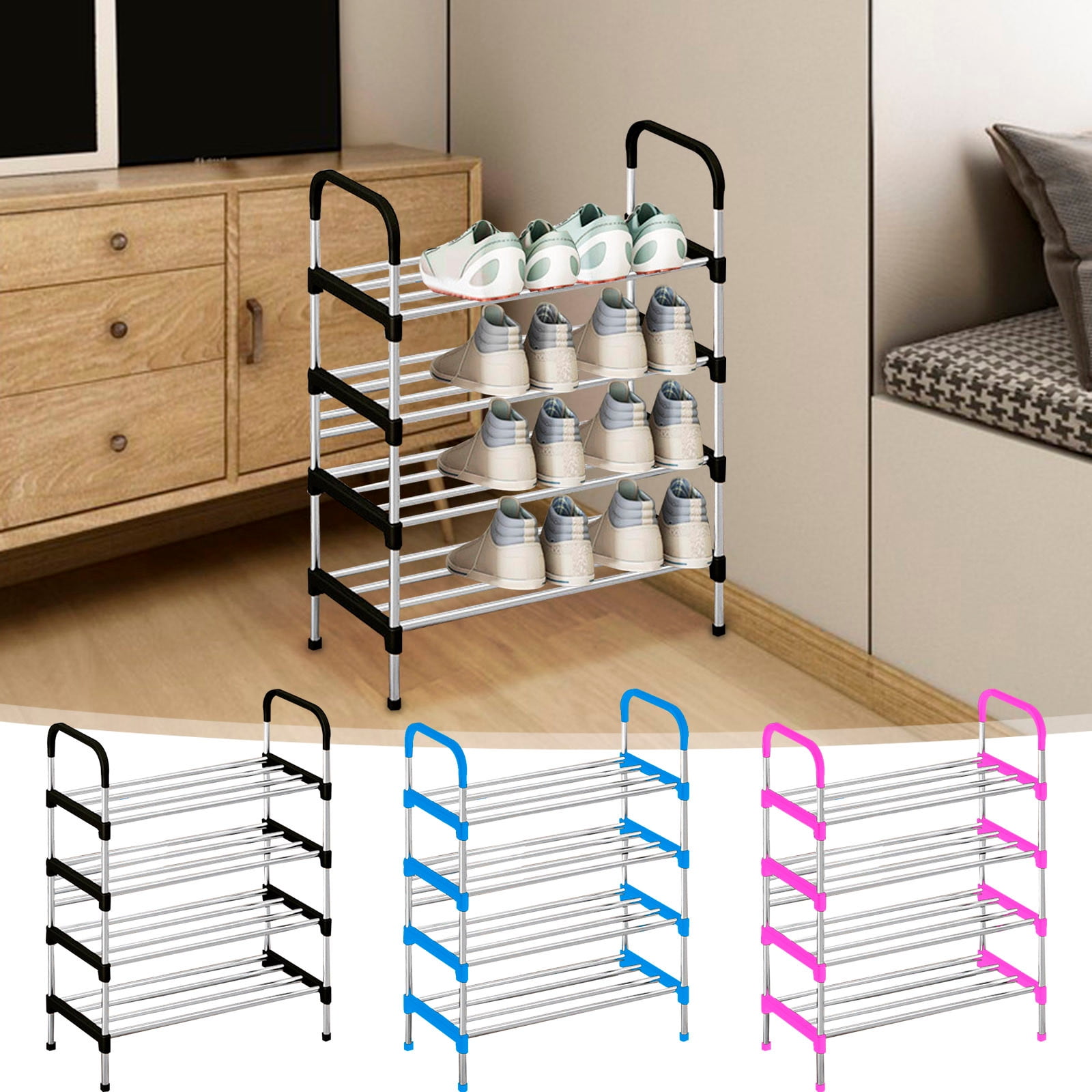 Wzzjkit Shoe Rack Multi-layer Shoe Organizer Economical Entrance ...