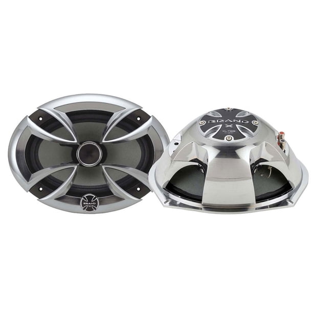 X-1 Audio 6x9 Inch 2 Way Coaxial Speaker System 800W High Powered Car ...