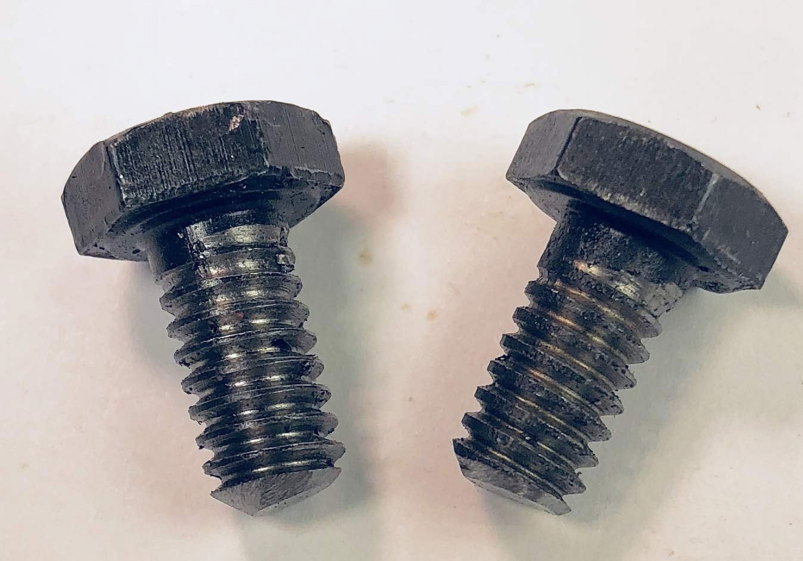 X 1 Left Hand (Reverse) Thread Hex Bolt Grade 8 Full Thread (2-Pack ...